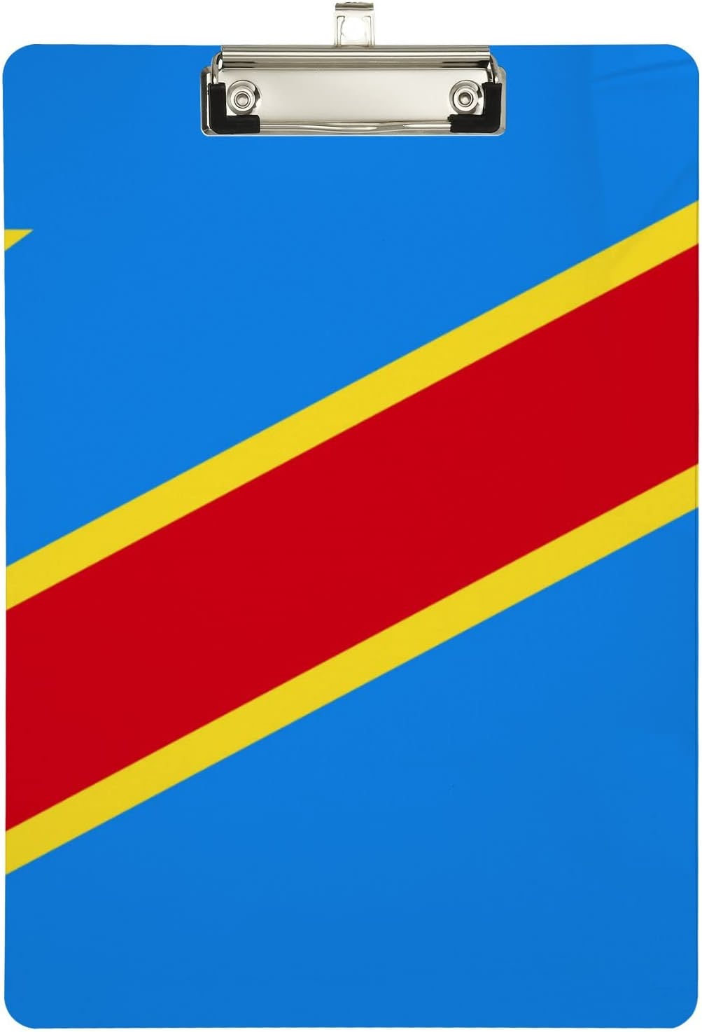 ZHANZZK Congo Flag Clipboard Hardboard Wood Nursing Clip Board and Pull ...