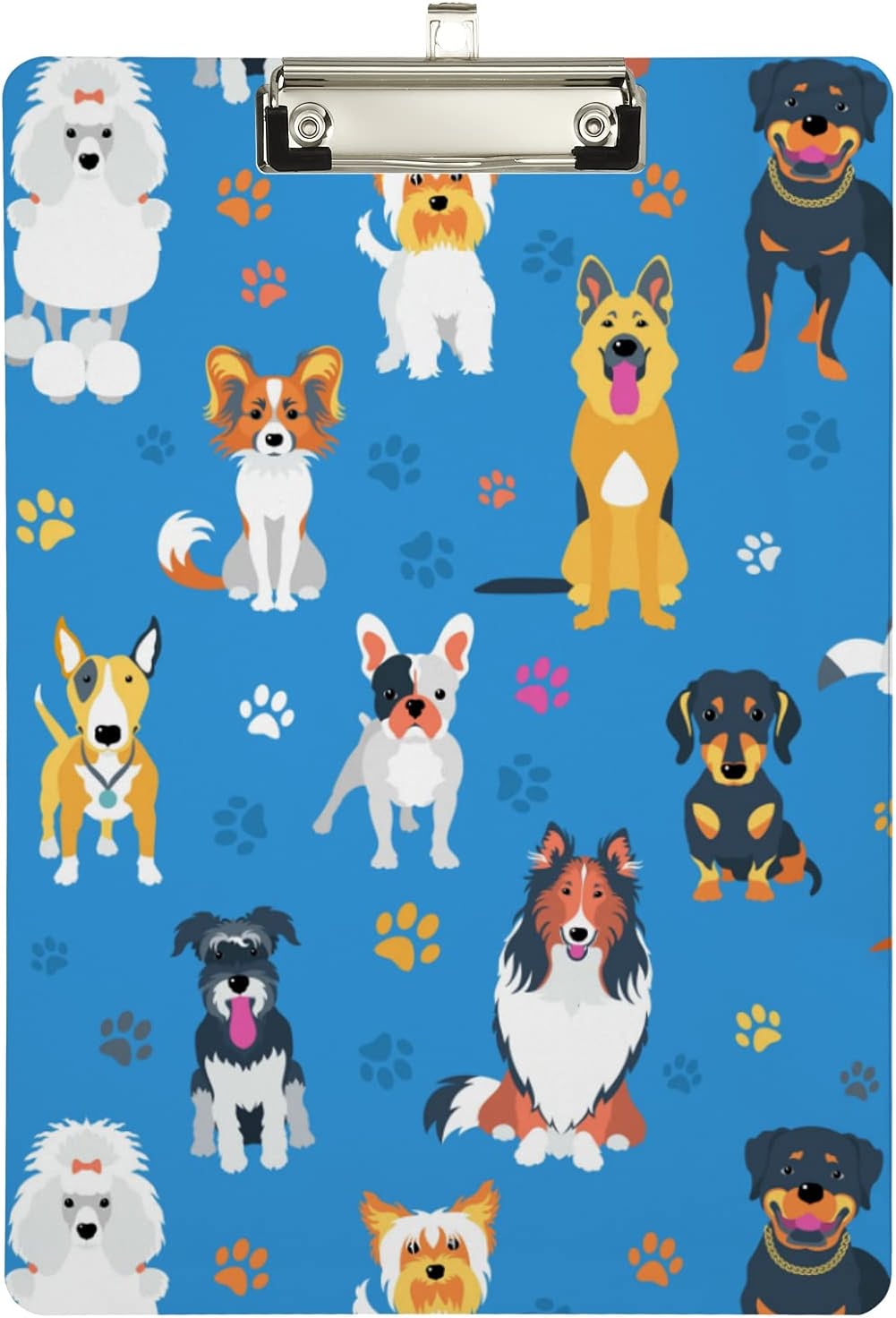 ZHANZZK Dogs Clipboard Hardboard Wood Nursing Clip Board and Pull for ...