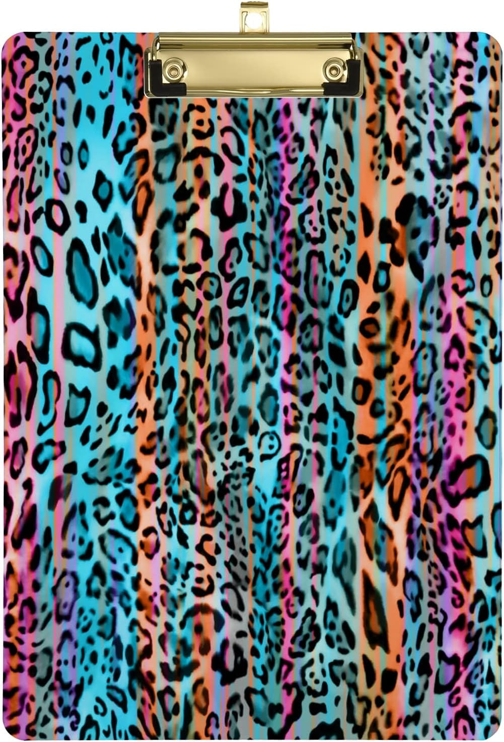 ZHANZZK Fashion Color Leopard Print Clipboard Hardboard Wood Nursing ...