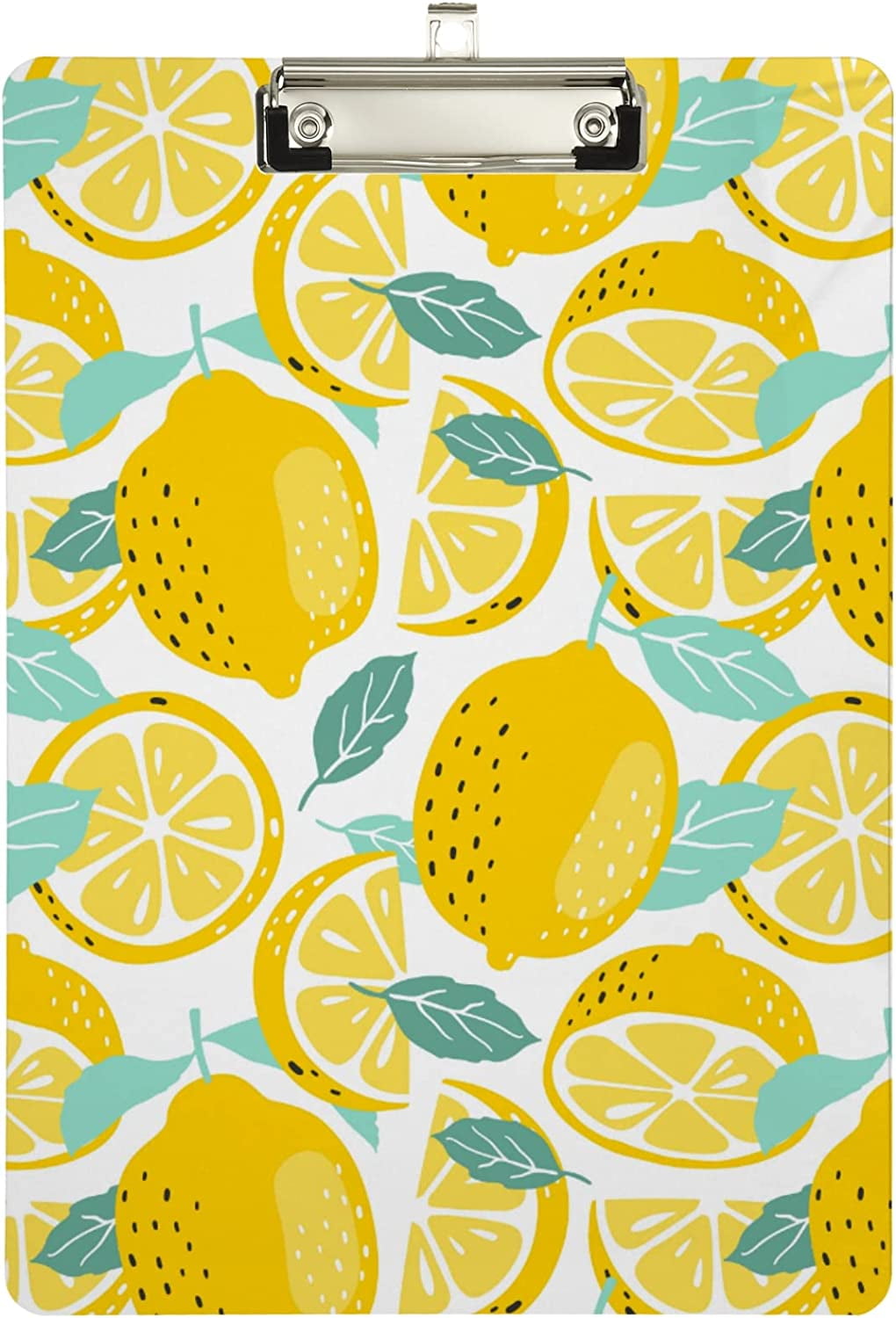ZHANZZK Fresh Yellow Lemon Fruit Clipboard Hardboard Wood Nursing Clip ...