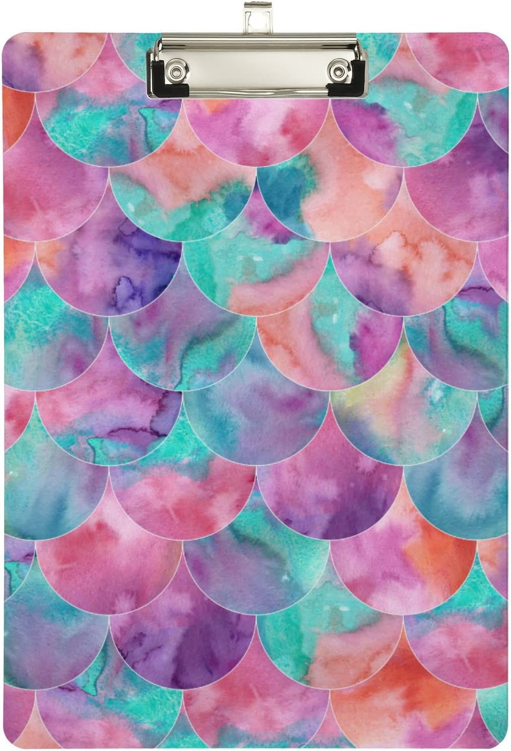 ZHANZZK Fun Fantasy Mermaid Scales Clipboard Hardboard Wood Nursing ...