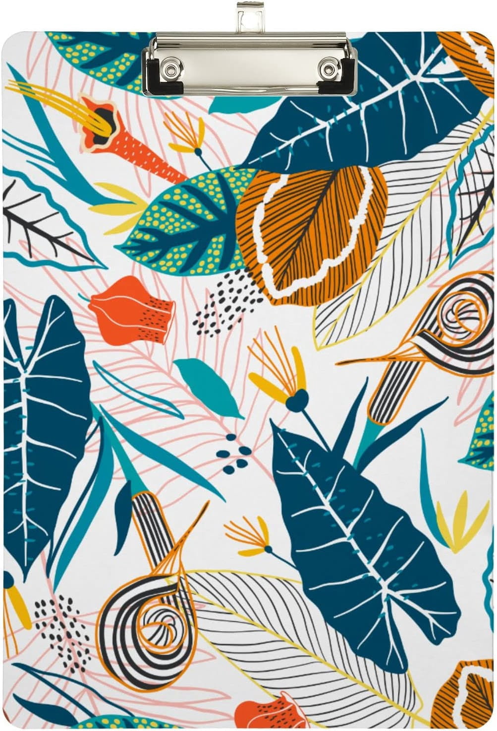 ZHANZZK Fun Vibrant Leaves Clipboard Hardboard Wood Nursing Clip Board ...