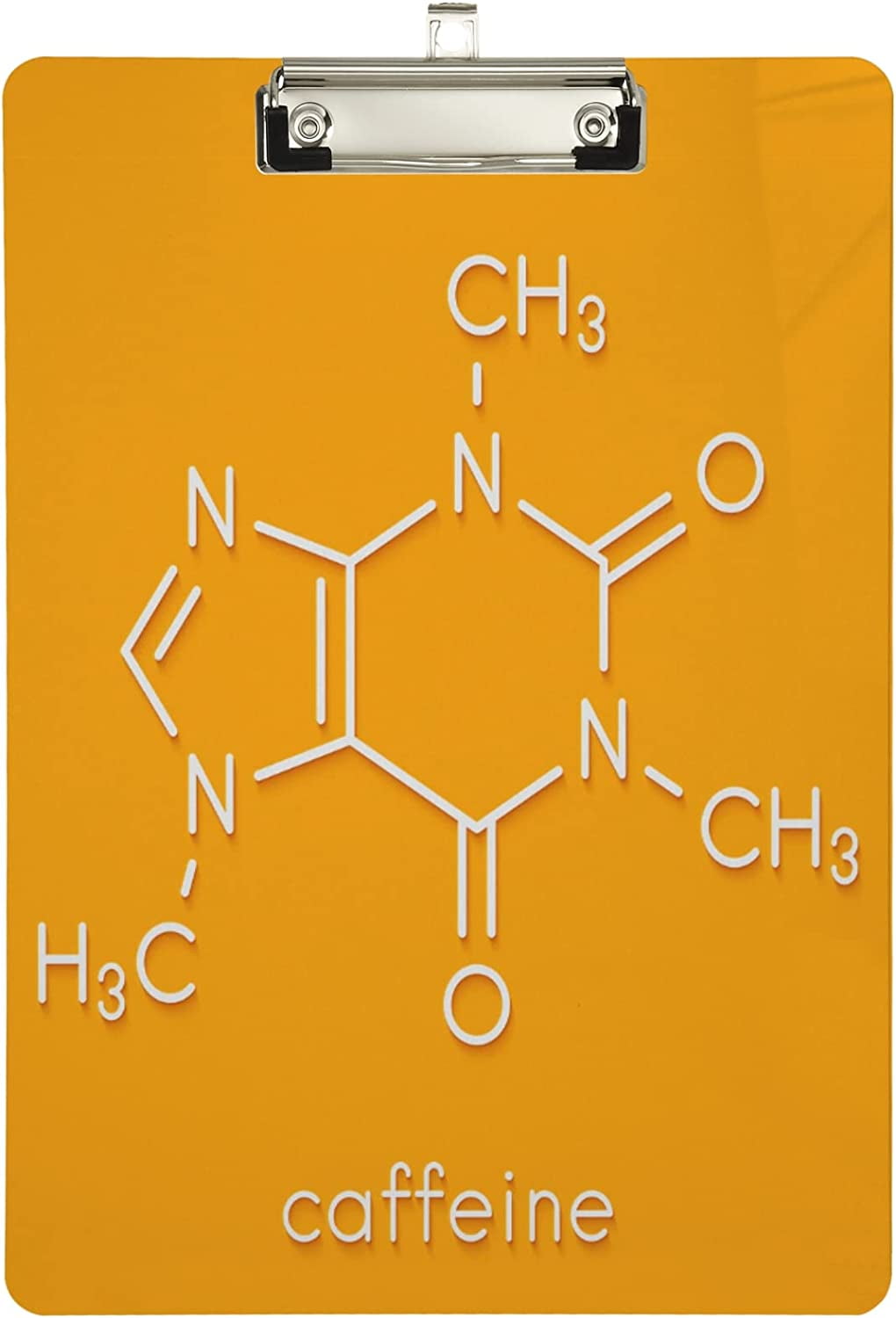 ZHANZZK Funny Caffeine Stimulant Molecule Clipboard Hardboard Wood ...