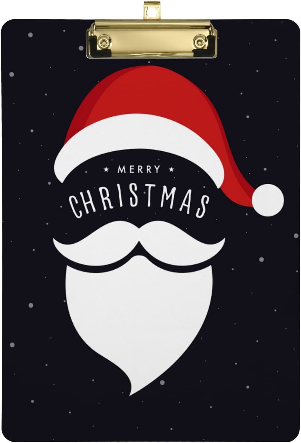 ZHANZZK Funny Santa Christmas Clipboard Hardboard Wood Nursing Clip ...
