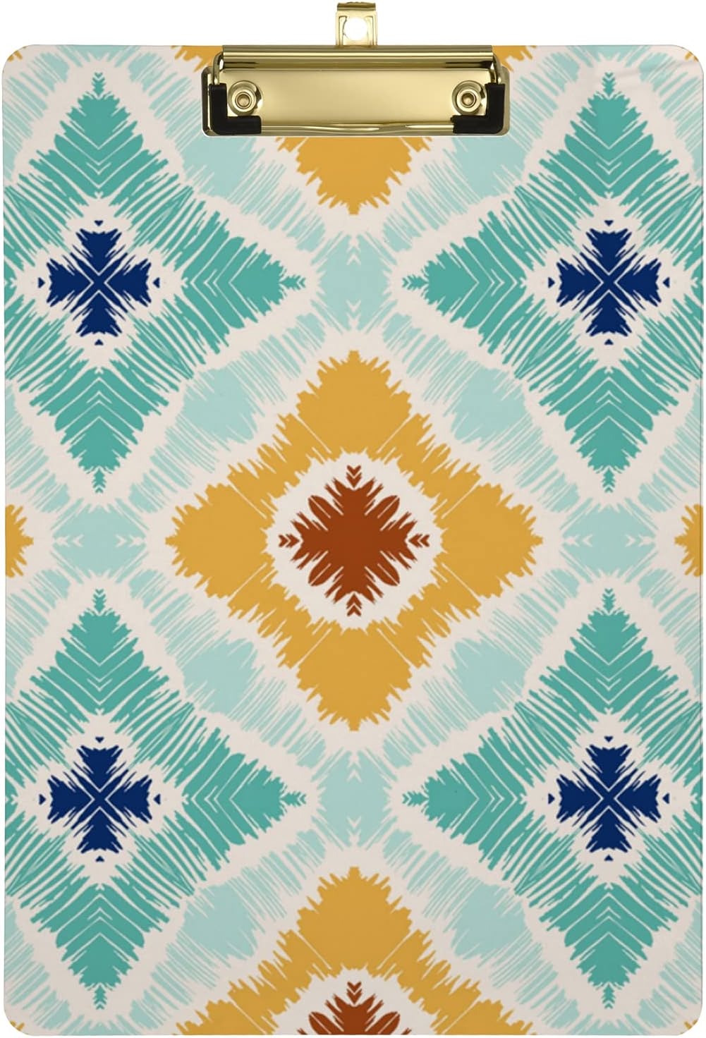 ZHANZZK Gypsy Geometric Diamonds Clipboard Hardboard Wood Nursing Clip ...