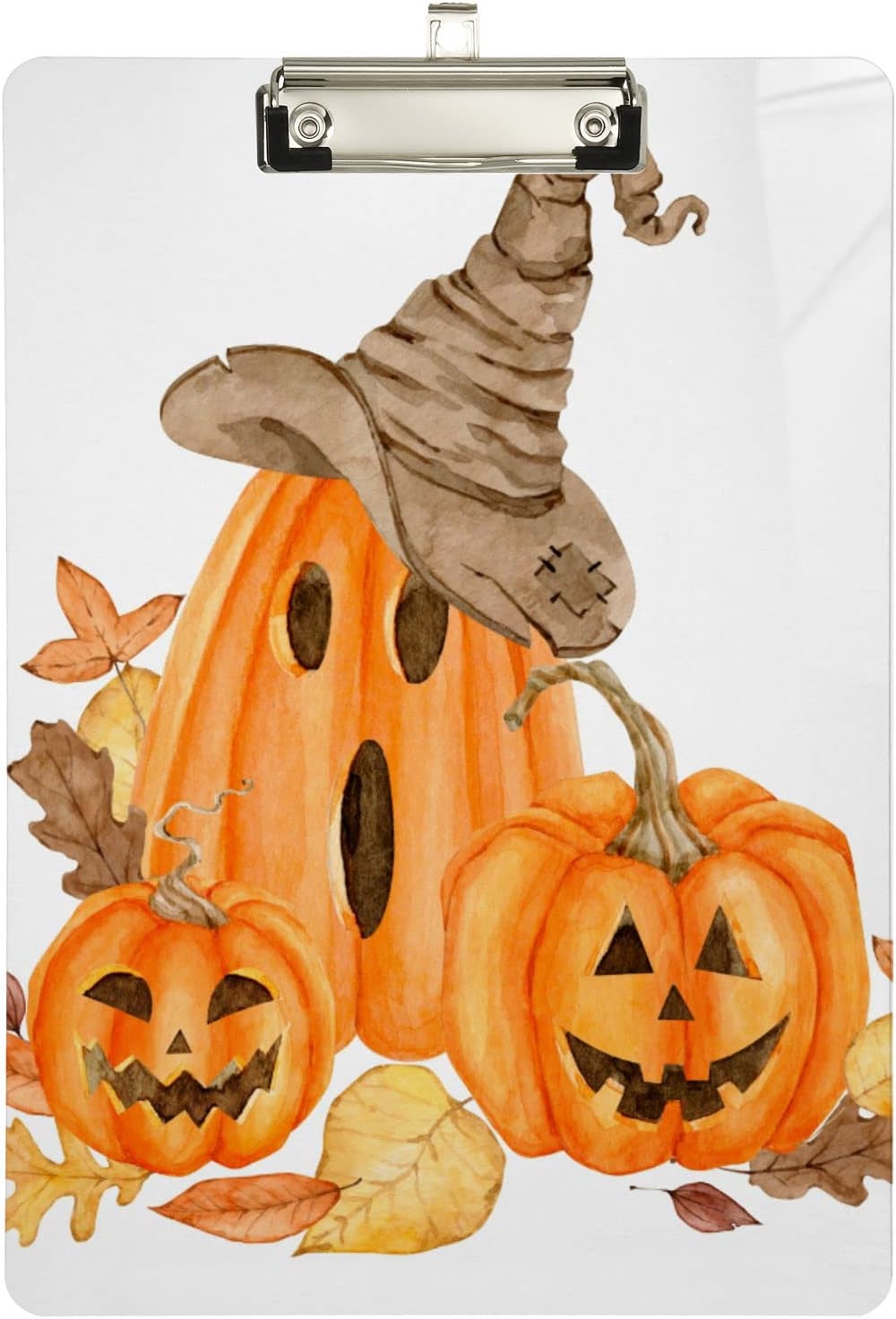 ZHANZZK Halloween Spooky Funny Jack o Lantern Maple Clipboard Hardboard ...