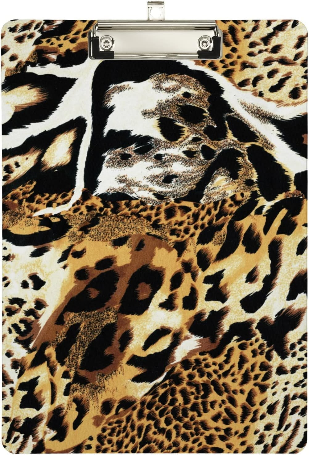 ZHANZZK Leopard Tiger Print Clipboard Hardboard Wood Nursing Clip Board ...