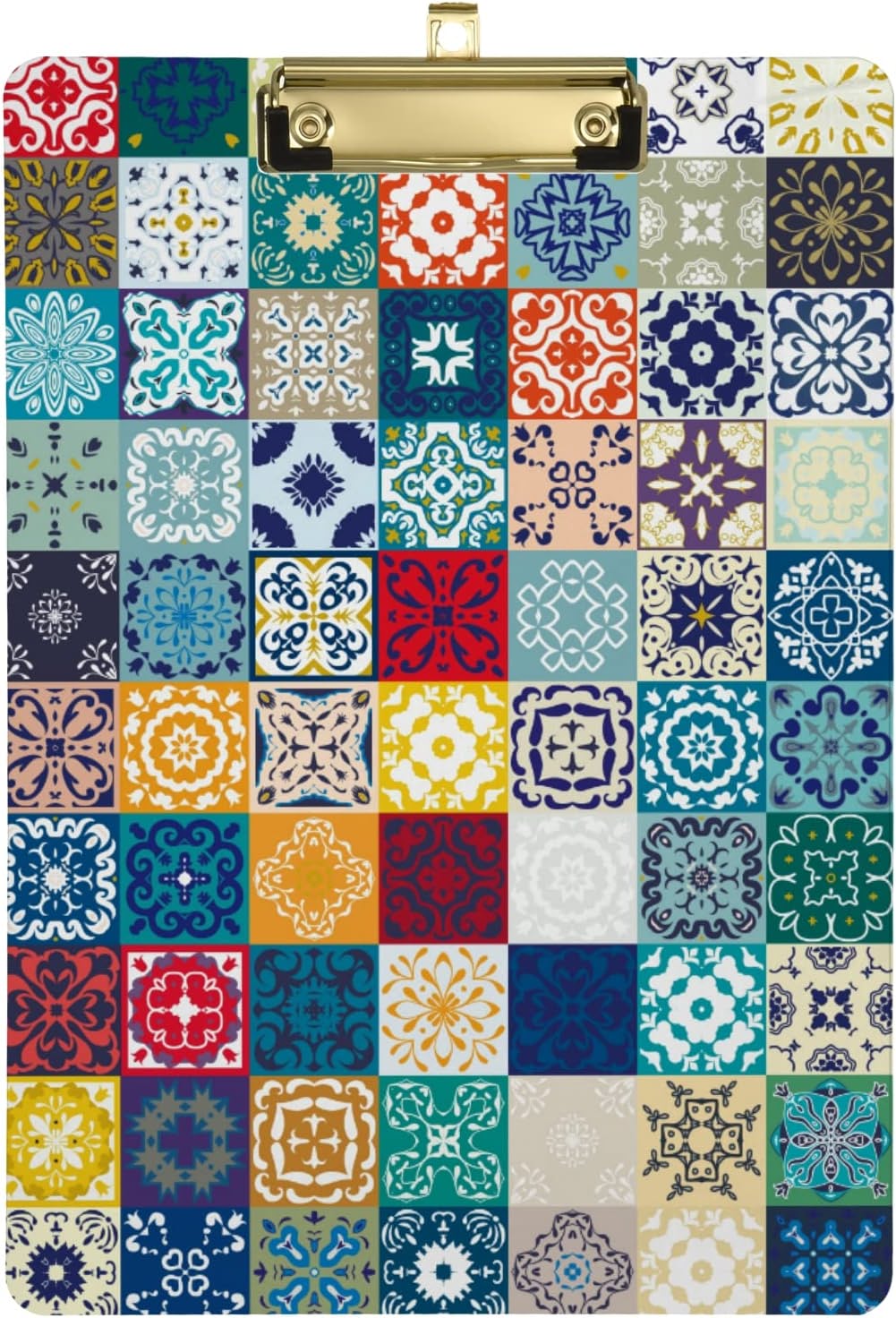 ZHANZZK Mandala Retro Clipboard Hardboard Wood Nursing Clip Board and ...