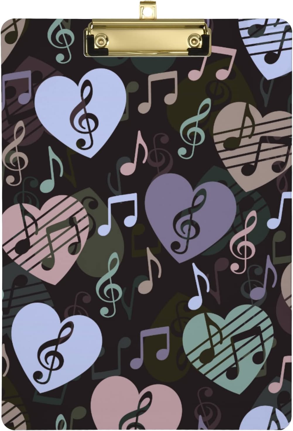ZHANZZK Music Notes Clipboard Hardboard Wood Nursing Clip Board and ...