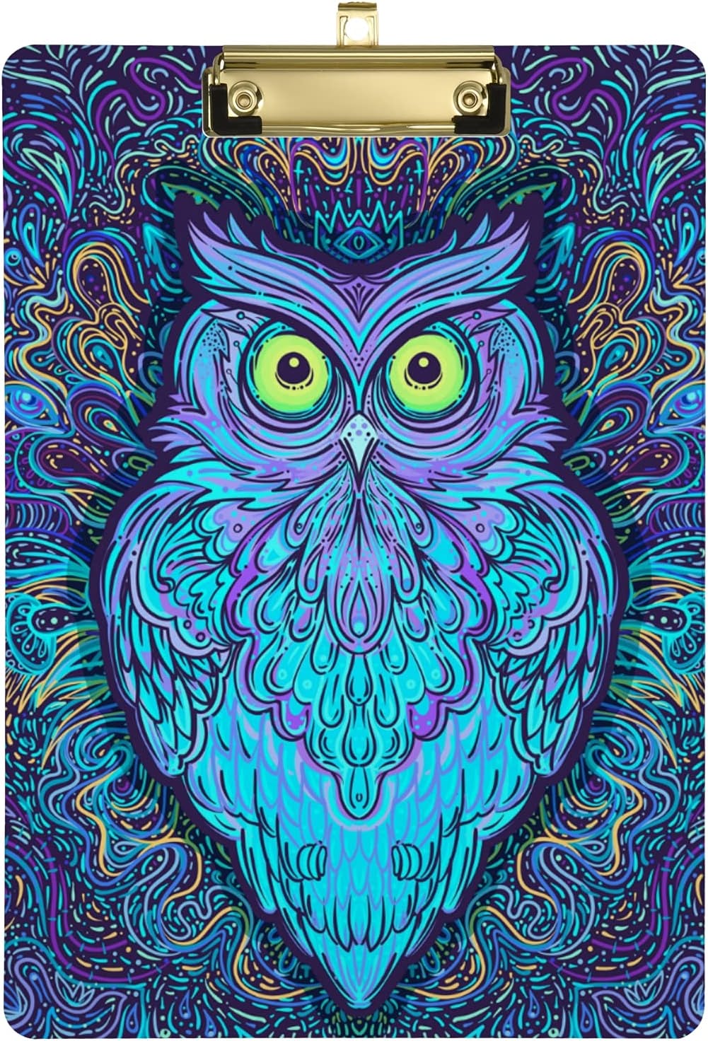 ZHANZZK Owl Clipboard Hardboard Wood Nursing Clip Board and Pull for ...