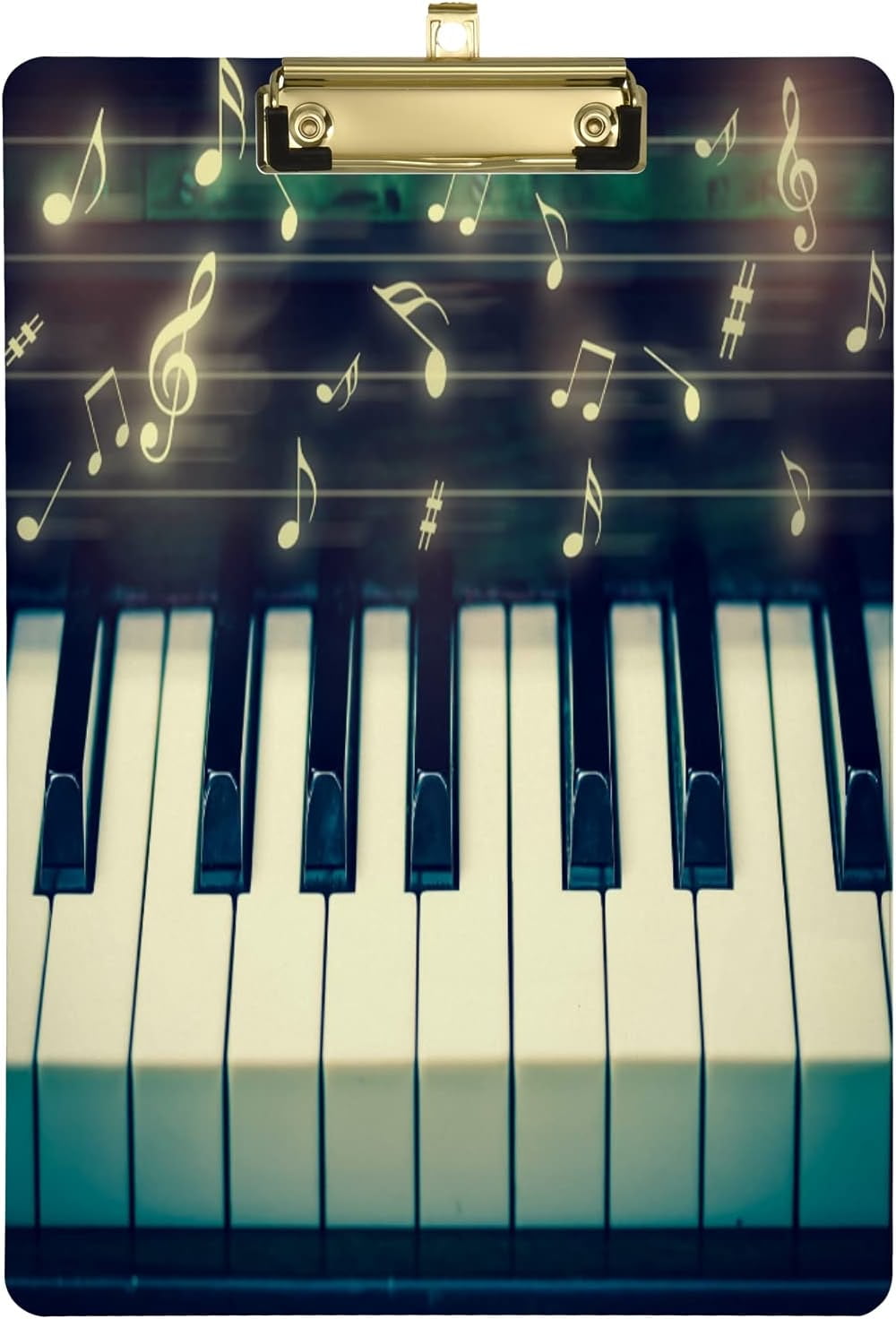 ZHANZZK Piano Key Music Notes Retro Clipboard Hardboard Wood Nursing ...