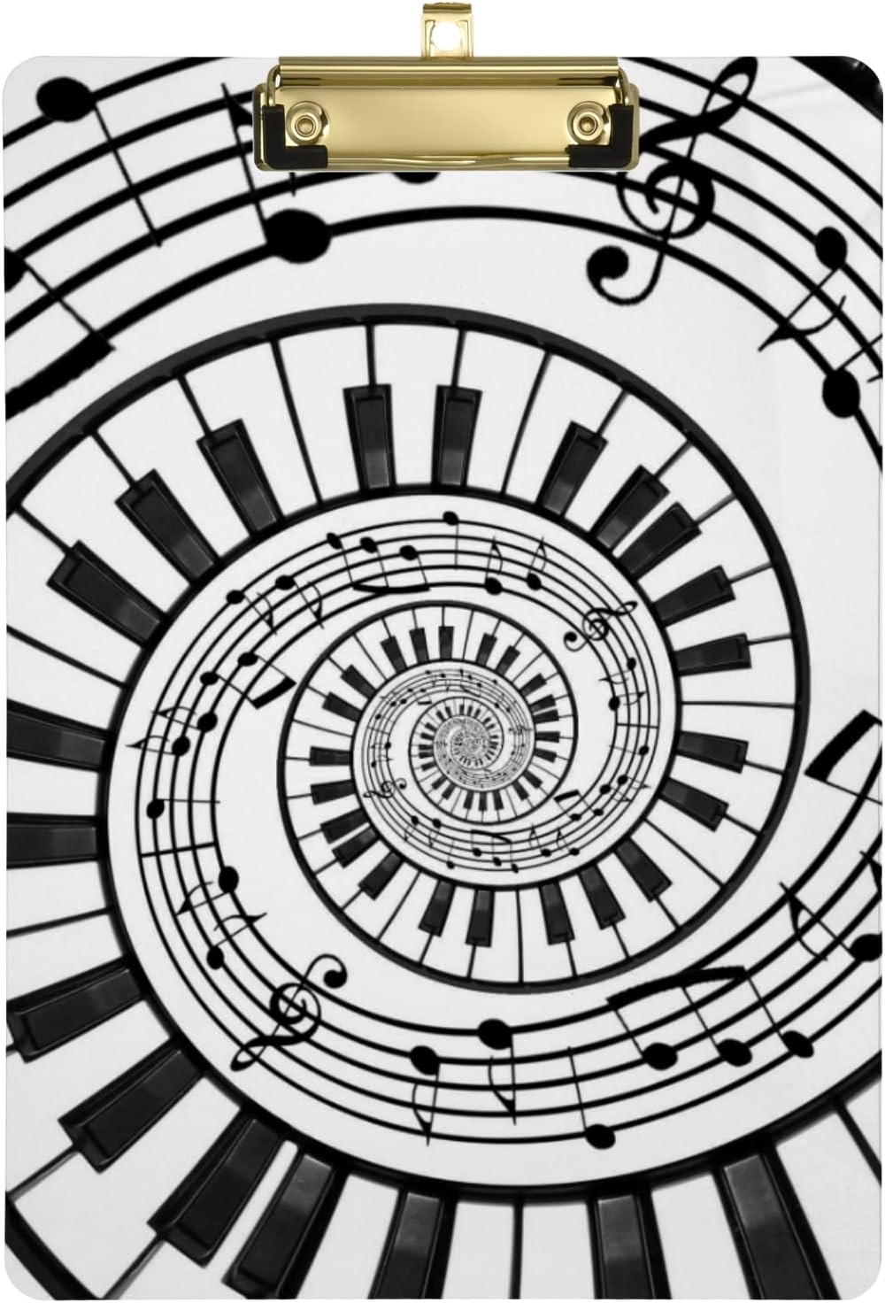 ZHANZZK Piano Music Notes Clipboard Hardboard Wood Nursing Clip Board ...