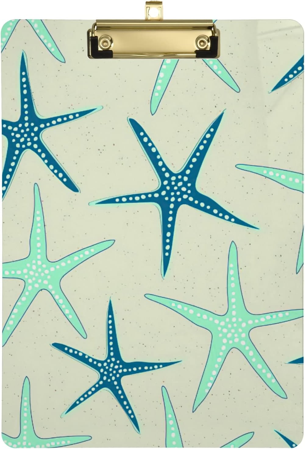ZHANZZK Sea Star Teal Clipboard Hardboard Wood Nursing Clip Board and ...