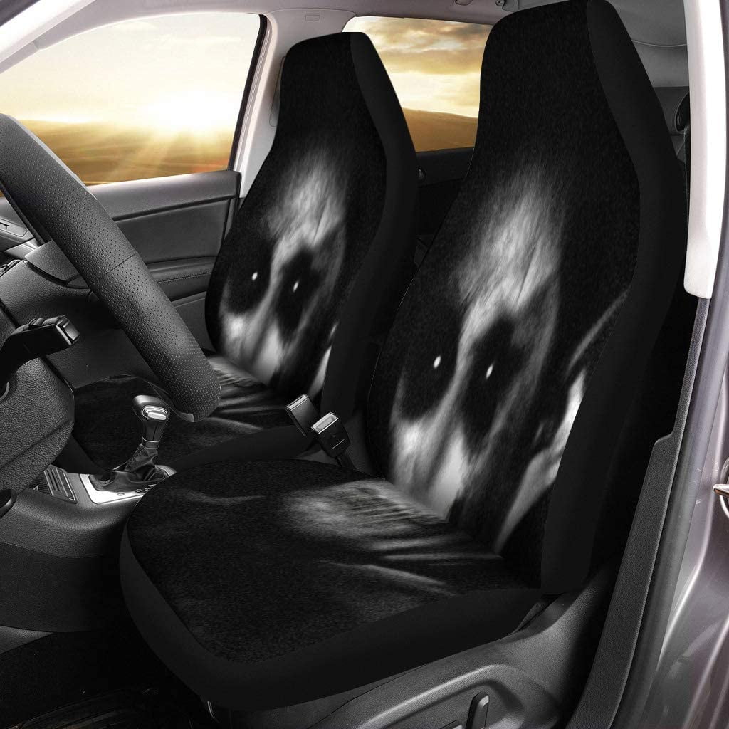 ZHANZZK Set of 2 Car Seat Covers Demon Horror Scary Monster Halloween ...