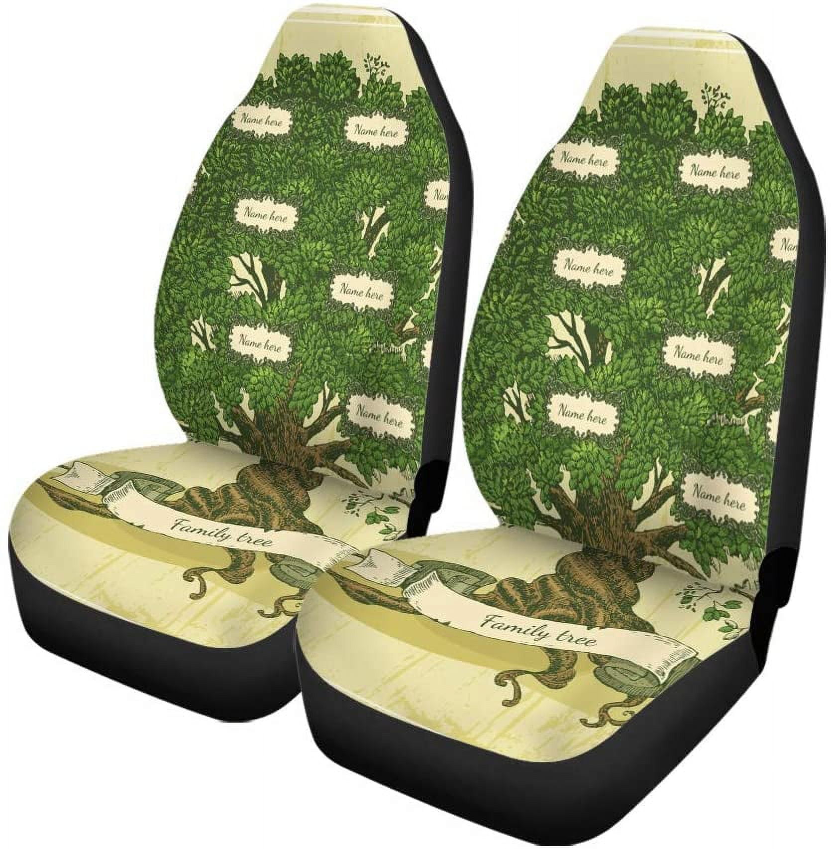 ZHANZZK Set of 2 Car Seat Covers Amazing Fairy House Elfs Hat Universal ...