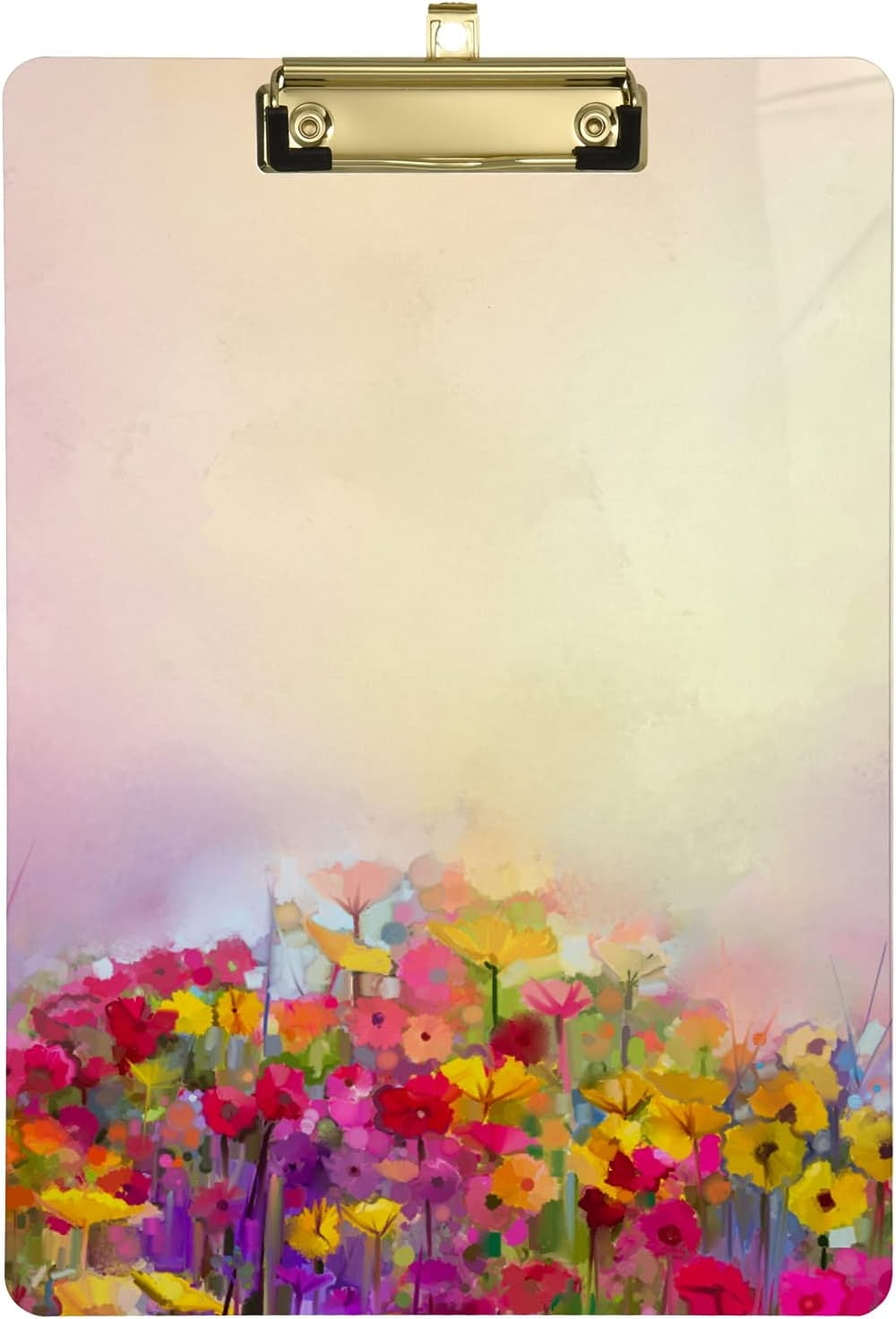 ZHANZZK Spring Flower Wildflowers Clipboard Hardboard Wood Nursing Clip ...