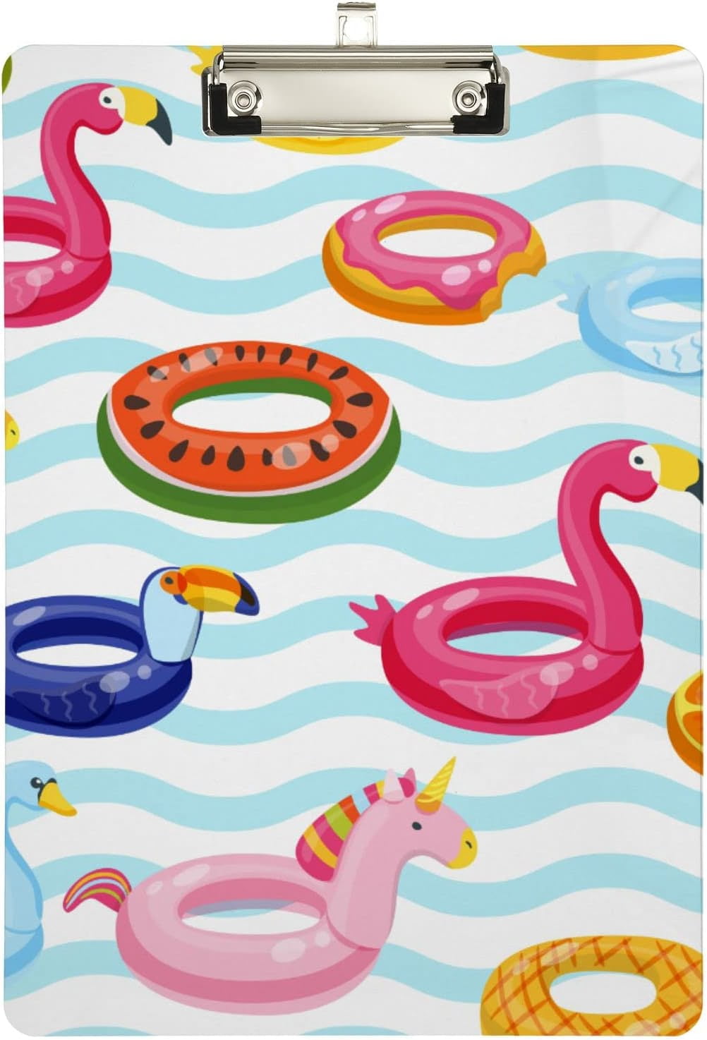 ZHANZZK Swimming Pool Float Ring Clipboard Hardboard Wood Nursing Clip ...