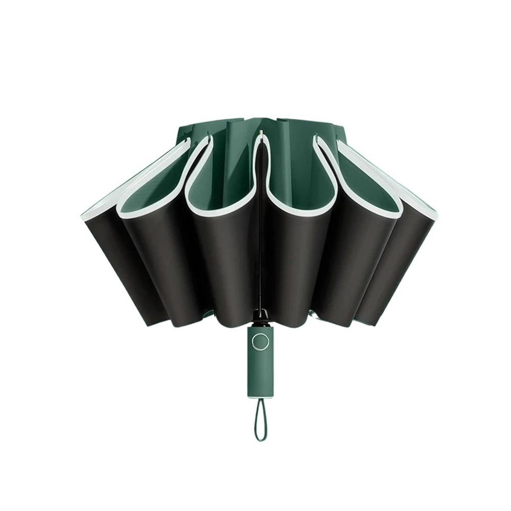 ZHANshui Reverse-Fold Umbrella with Dual Frame Auto-Open/Close Sun ...