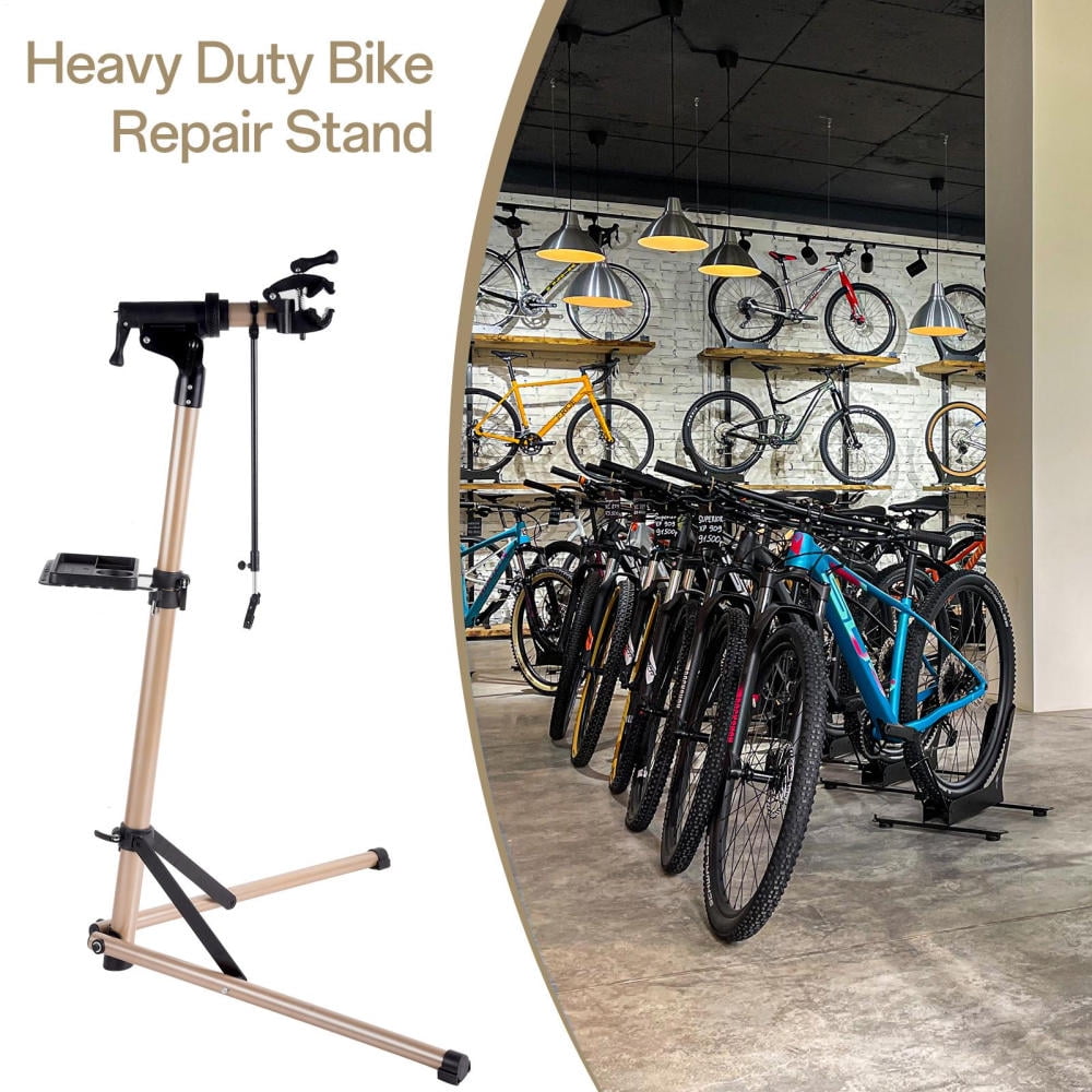 Ponguvn Bike Repair Stand 110 Lbs Cycle Maintenance Rack Adjustable ...