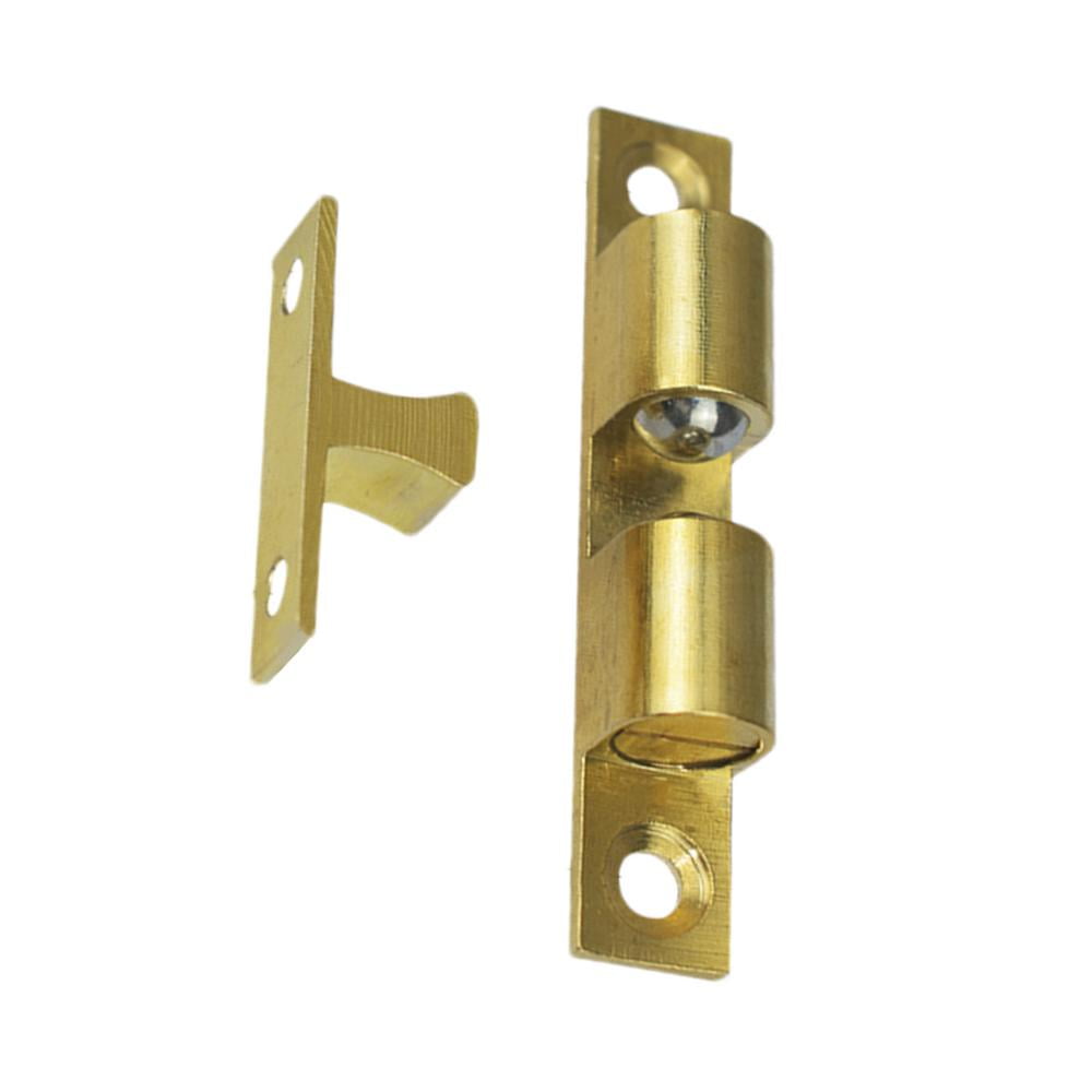 ZHAO Closet Door Latch Brass Double Roller Furniture Door Ball Latch ...