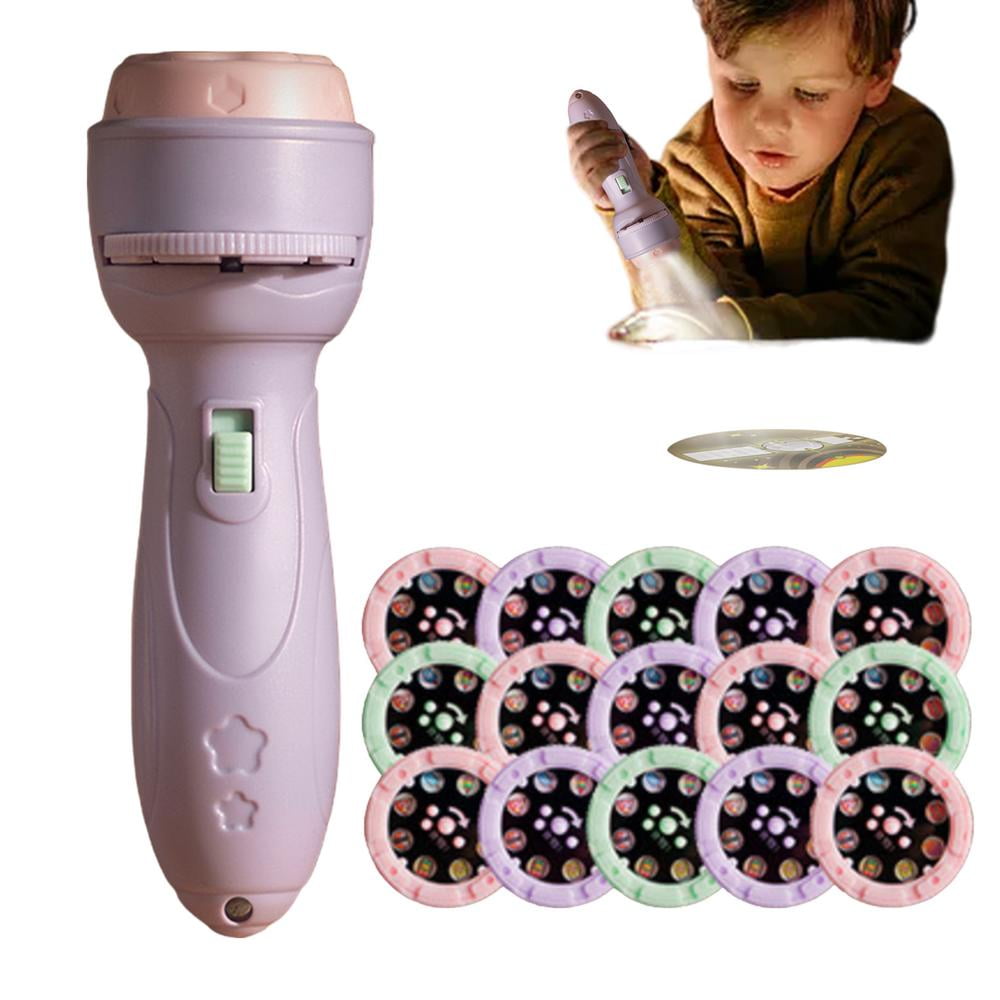 ZHAO Flashlight Projector for Kids 120 Patterns Toddler Flashlight Fine ...