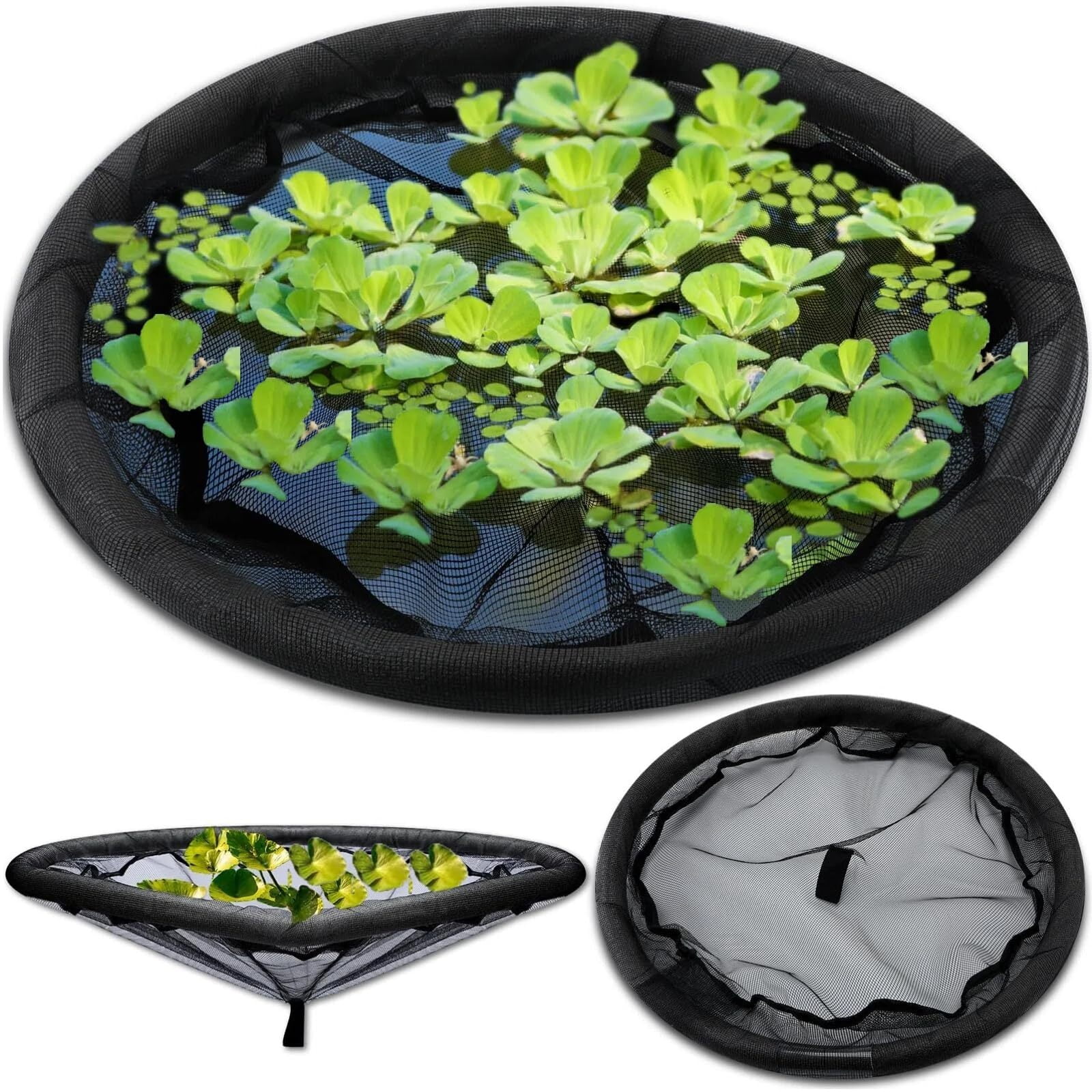 ZHAO Floating Flora Fish Barrier,Round Floating Island Plant Protector ...