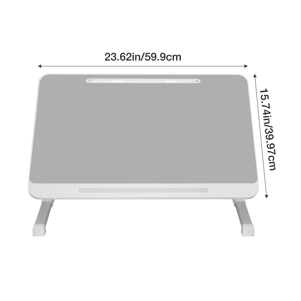 ZHAO Lap Desk for Laptop Foldable Bed Table Tray Height Angle ...