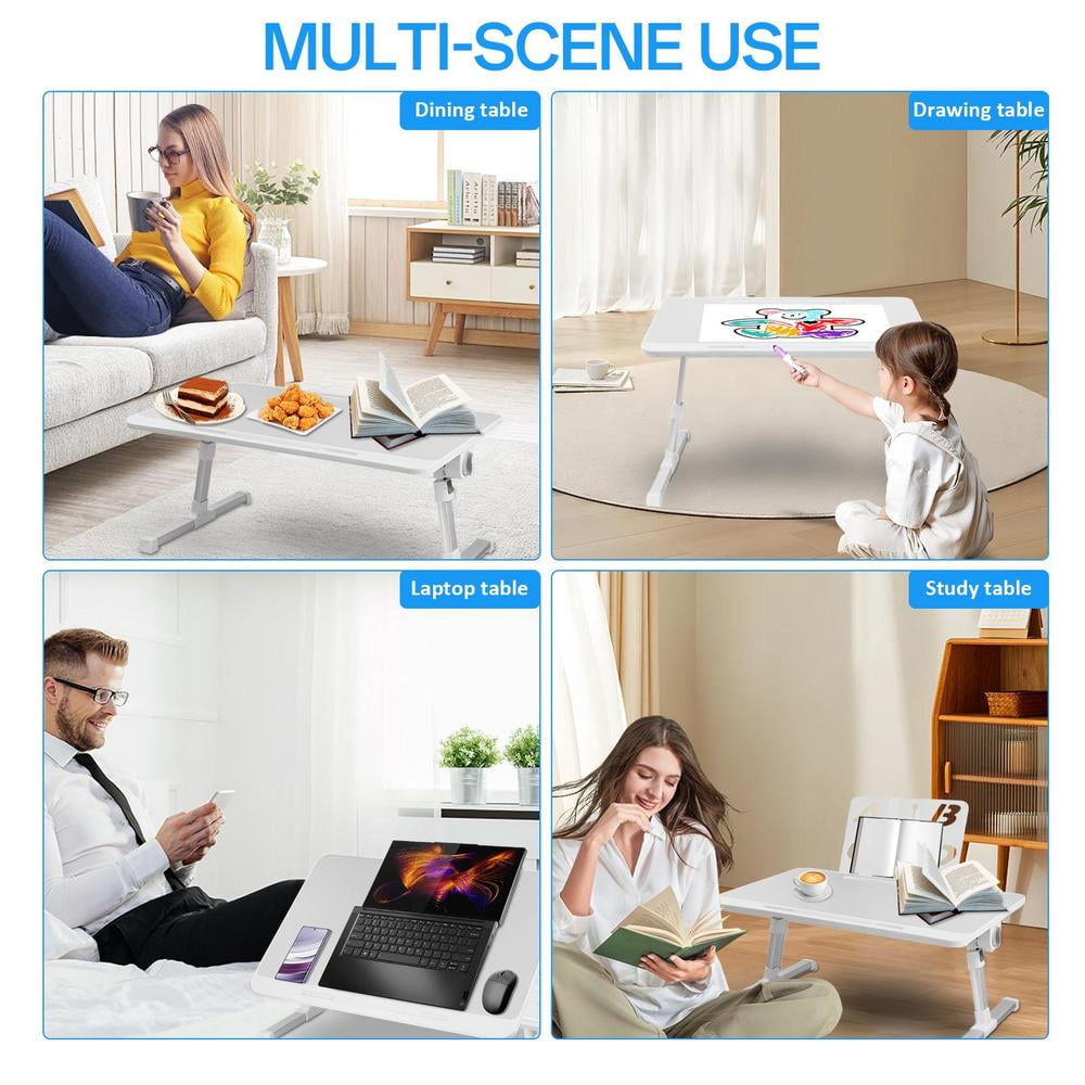 ZHAO Laptop Bed Stand Notebook Stand Laptop Stand Computer Table with ...