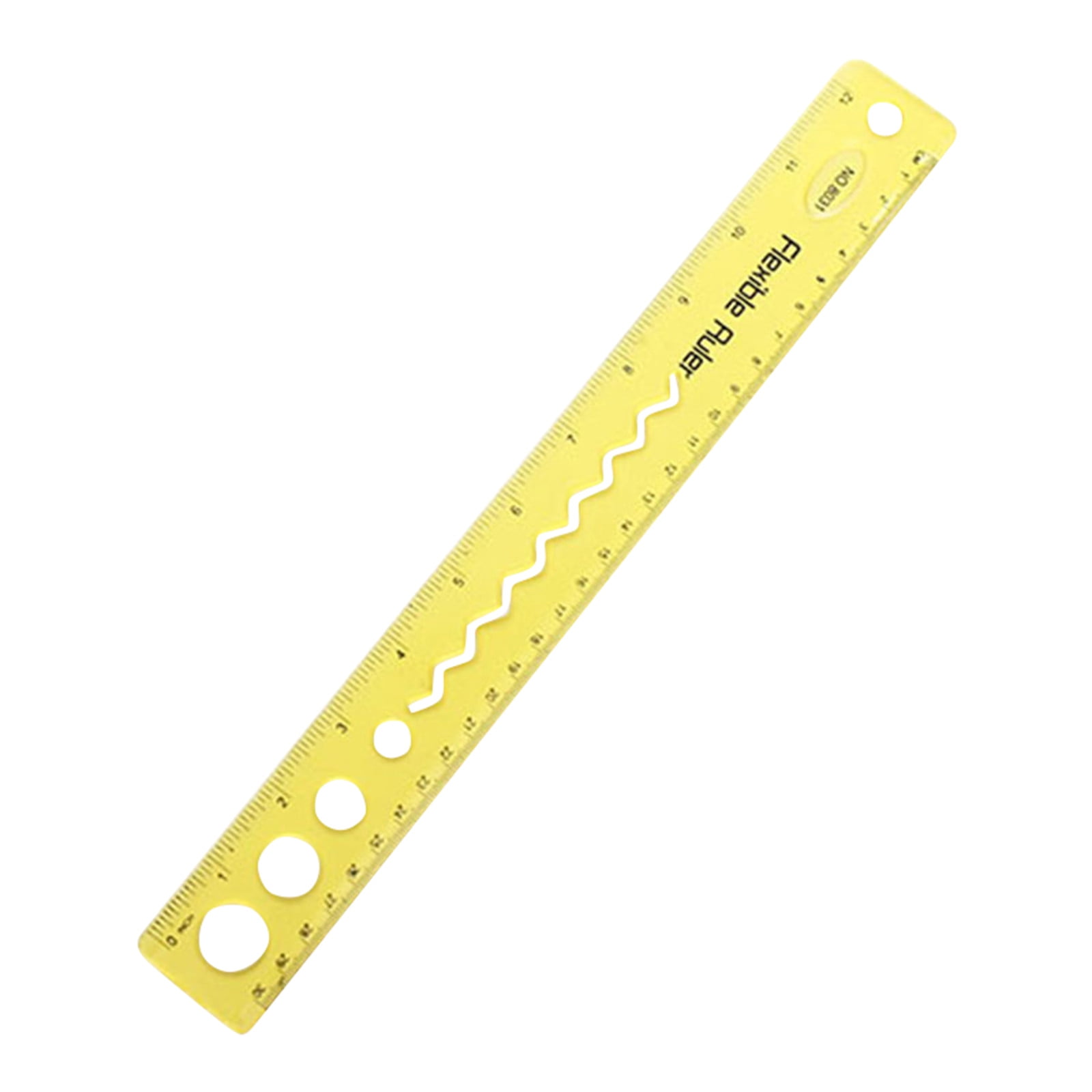 ZHAOJ005 30cm/12 inch Rubber Plastic Ruler, Flexible Ruler, Bendable ...