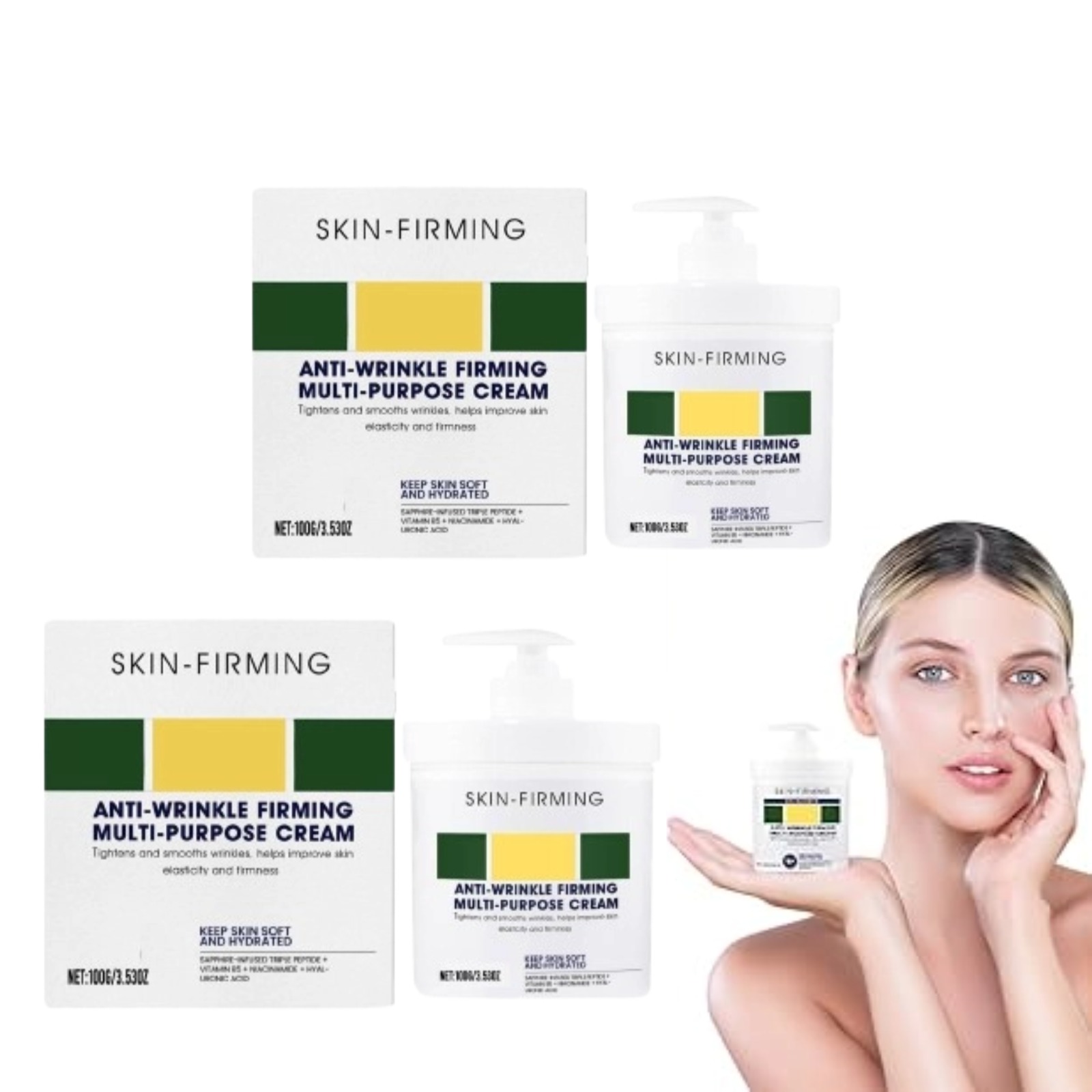 ZHAOJ005 Advanced Firming & Wrinkle-Reducing Cream, Skin Firming Rejuvenating Cream, Skin ...