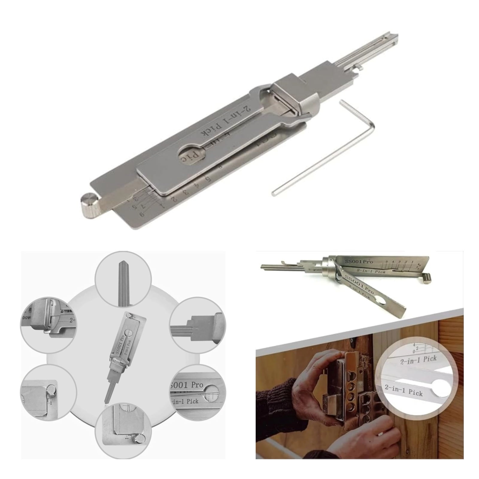 ZHAOJ005 Stainless Steel Master Key Decoder, Access Doors Easily ... ZHAOJ005 Stainless Steel Master Key Decoder, Access Doors Easily ...