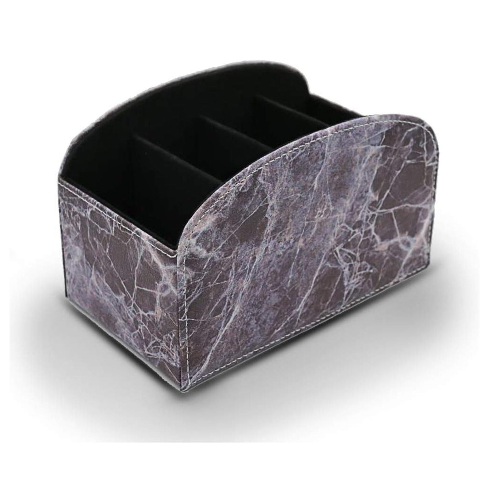 ZHAOTONG Control Holder Organizer Box with 4 Compartment PU Leather Multi-Functional Office ...