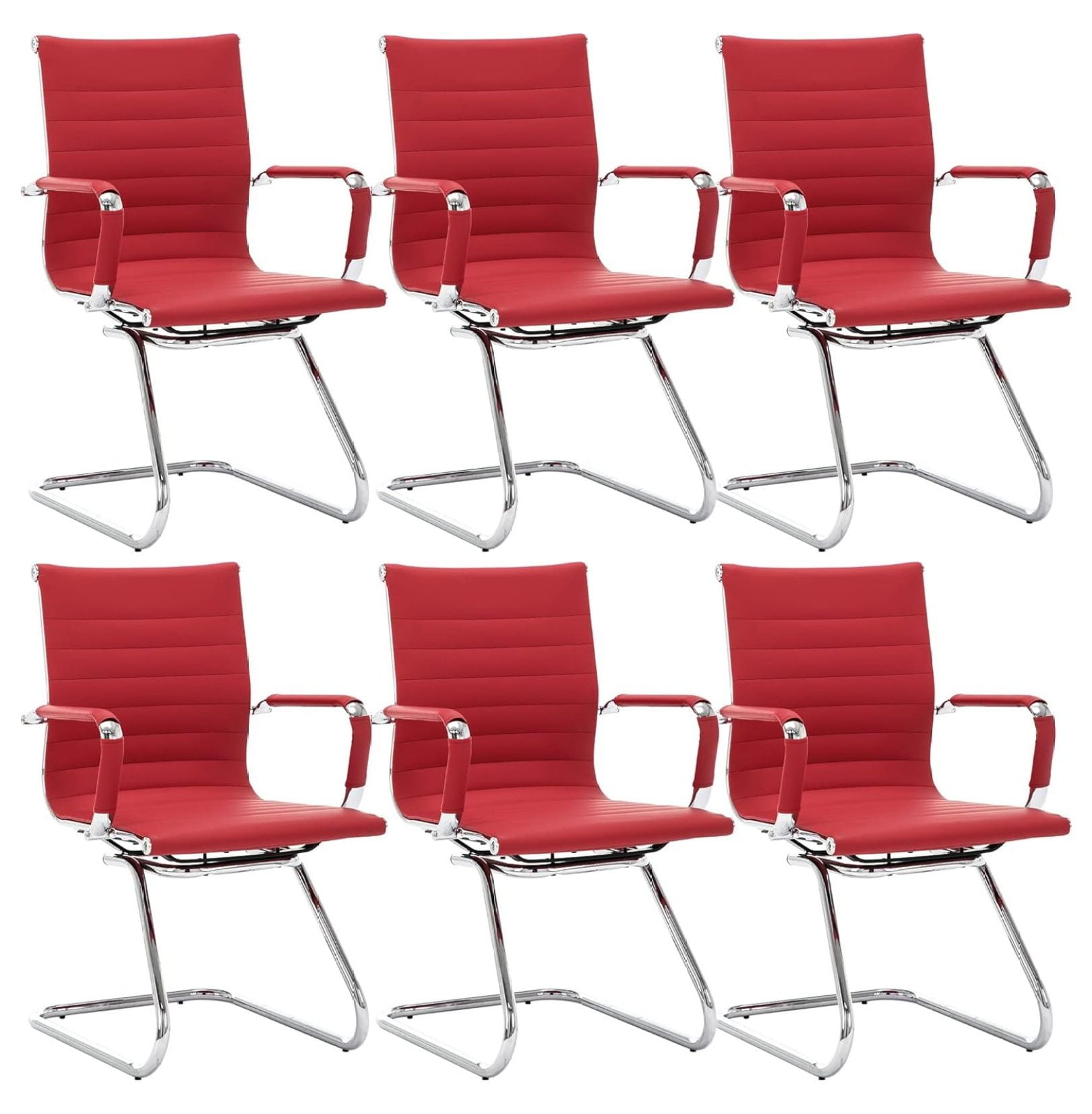 ZHAOTONG Office Guest Chairs, 6 Pack Reception Chairs for Waiting Room ...