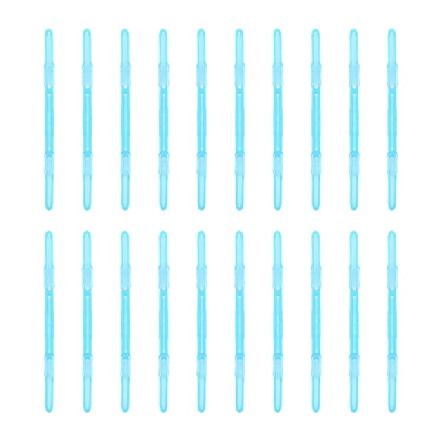 ZHAOYIQ Document Fasteners 20PCS Blue File Clips Binder Rings Storage ...