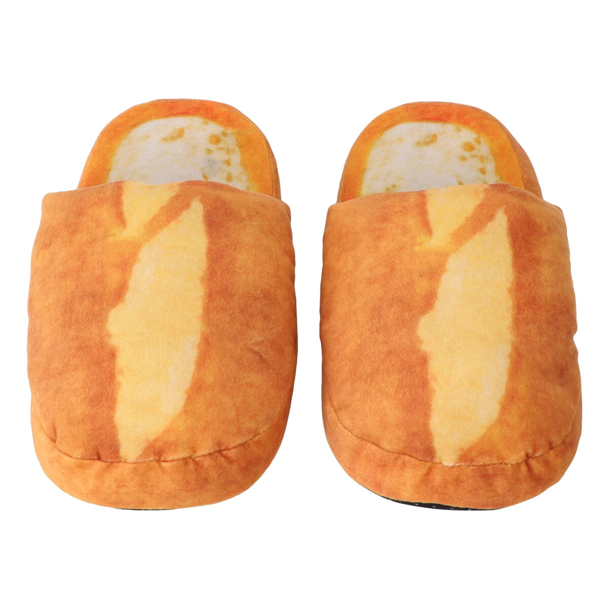 ZHAOYIQ Plush Bread Shape House Slippers Warm Winter Indoor Shoes Xmas ...