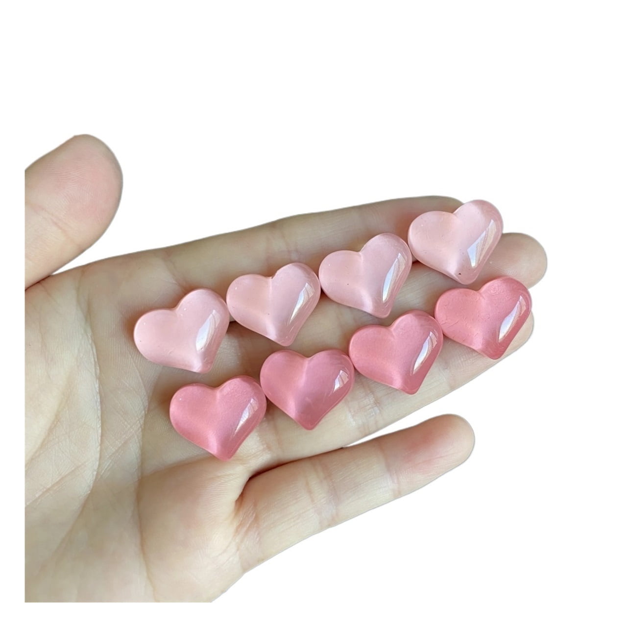 ZHAnyao 8pcs heart-shaped refrigerator magnet set - cute and simple ...