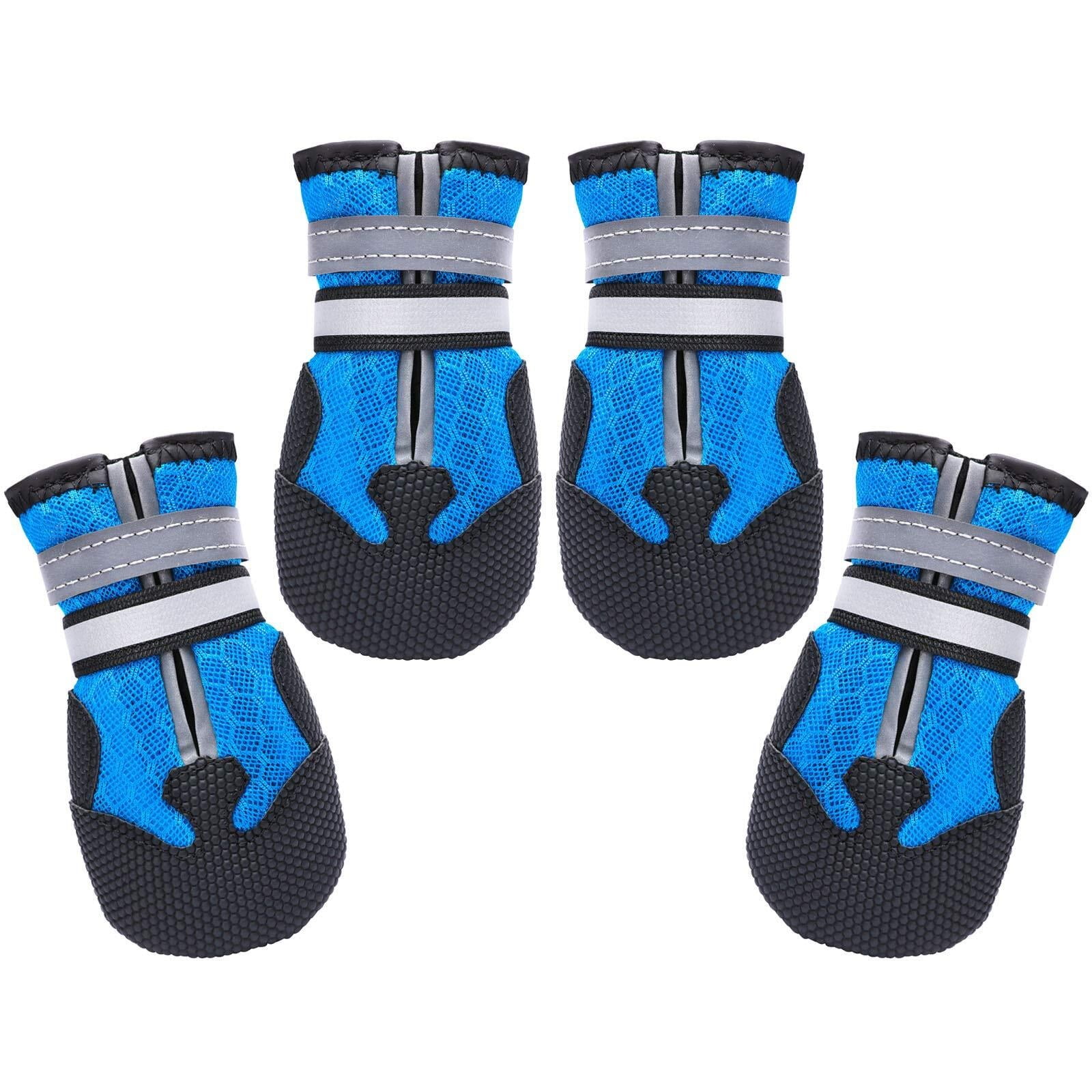 ZHAnyao Waterproof Dog Boots (for medium to large breeds), slip ...
