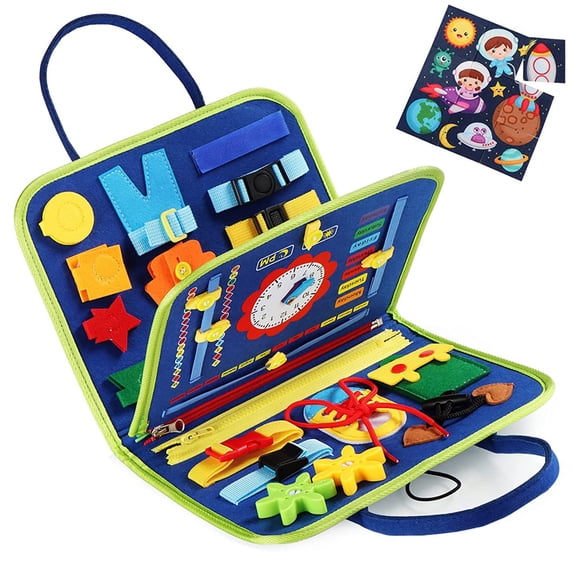 ZHENDUO Busy Board Montessori Toys for Toddler ,Travel Toys Sensory ...