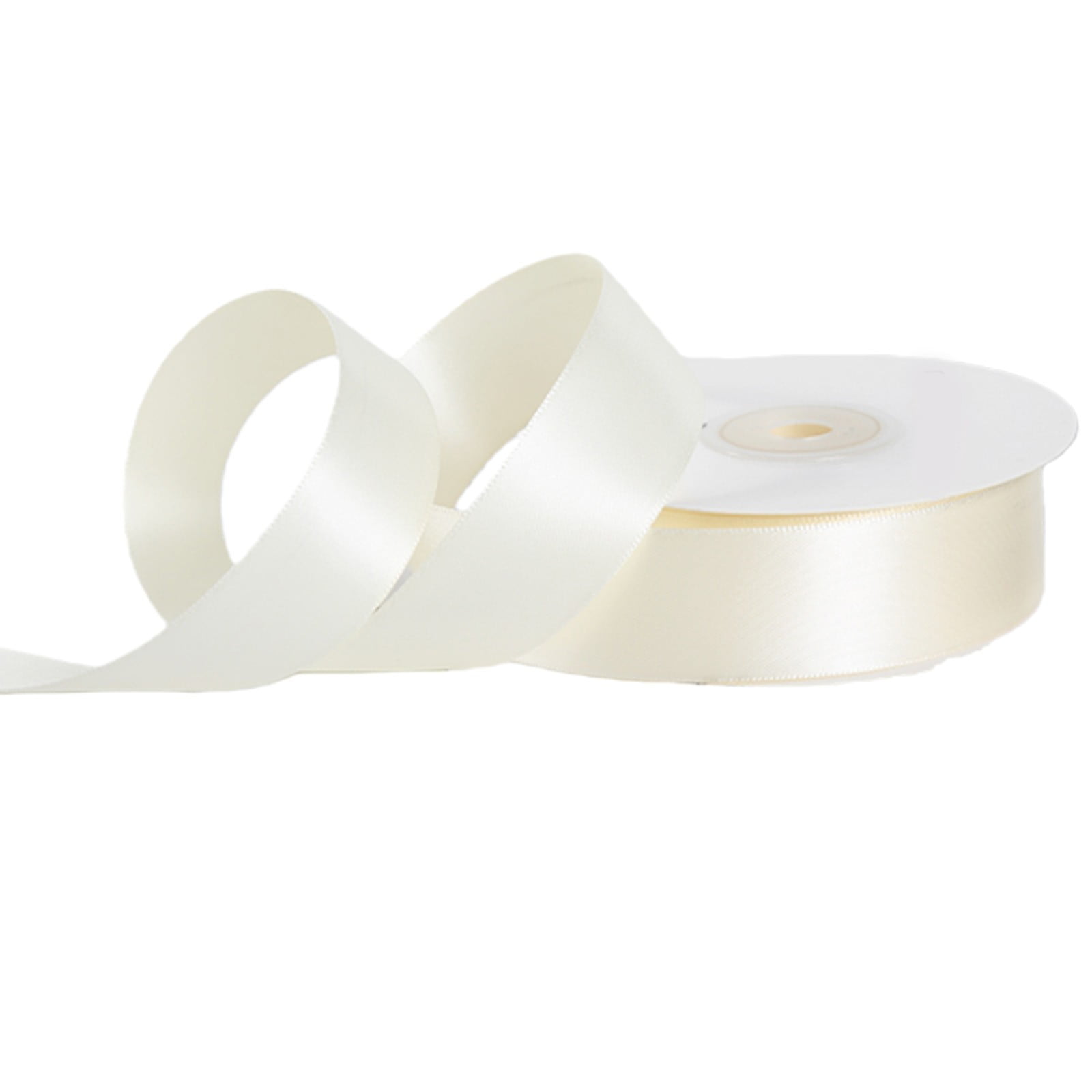 ZHENFA 2026 New Double Faced Light Baby Satin Ribbon 1” X Continuous 25 ...