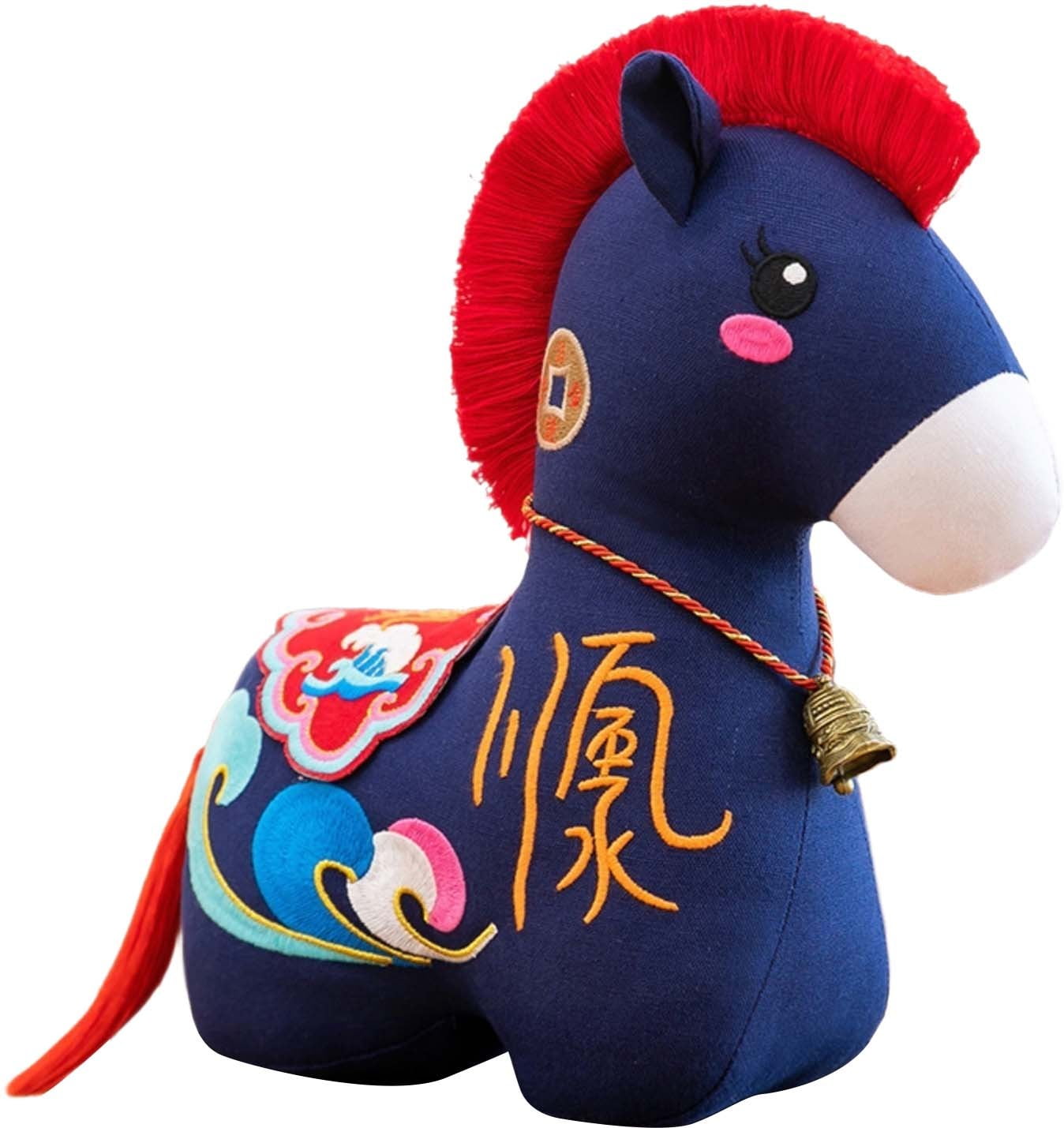 ZHENFA Clearance 15Cm Fabric Horse Plush Toy Soft Stuffed Animal Doll ...