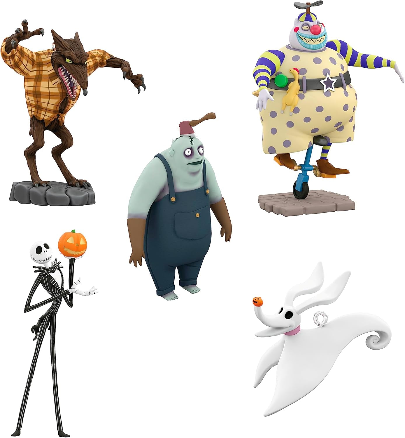 ZHENGXIAO Halloween Ornament 2023, Disney Tim Burton's The Nightmare Before Christmas Citizens ...