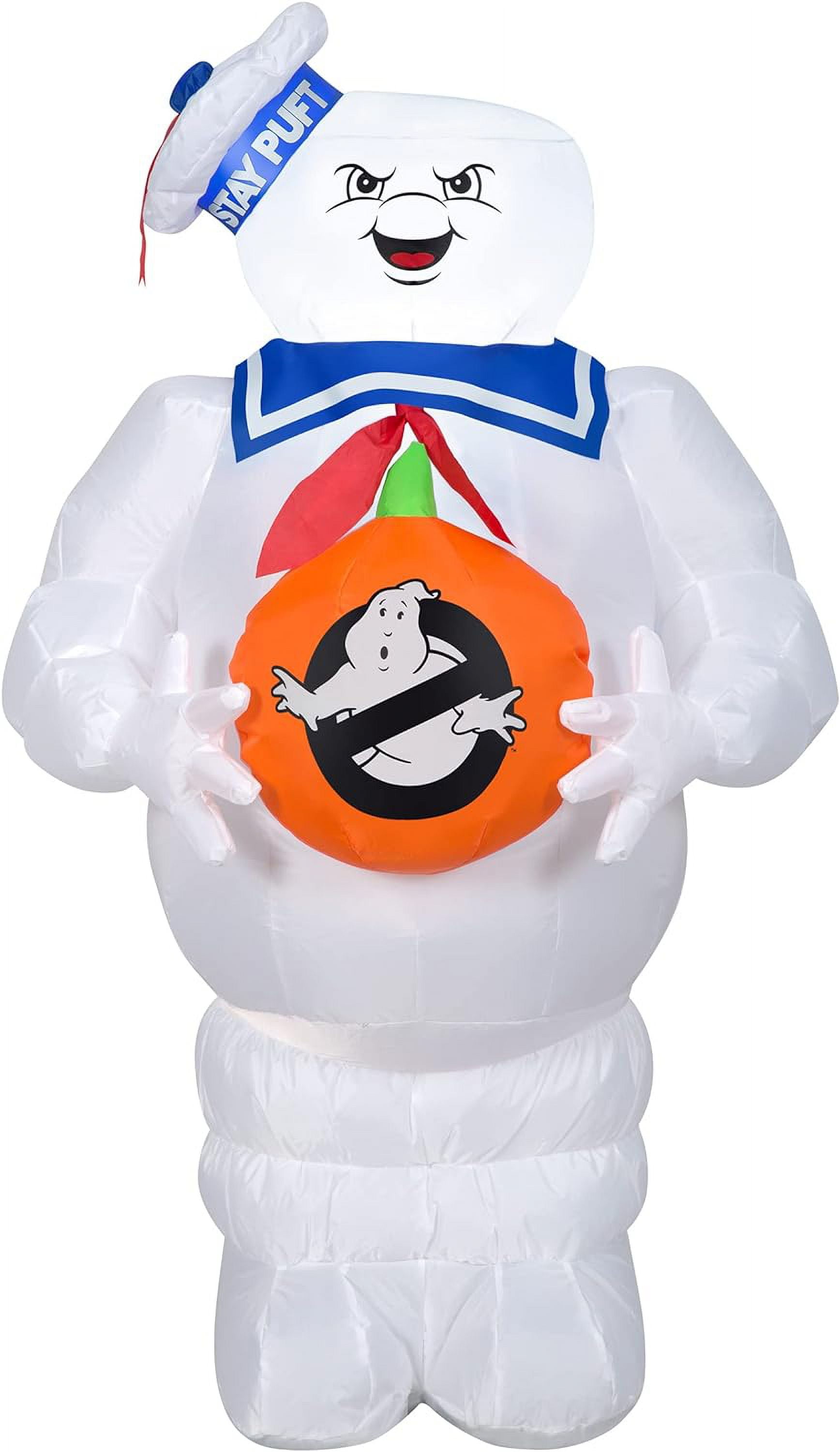 ZHENGXIAO Inflatable Decoration, White, Ghostbusters Marshmallow Man, Self Inflating, Plug in ...