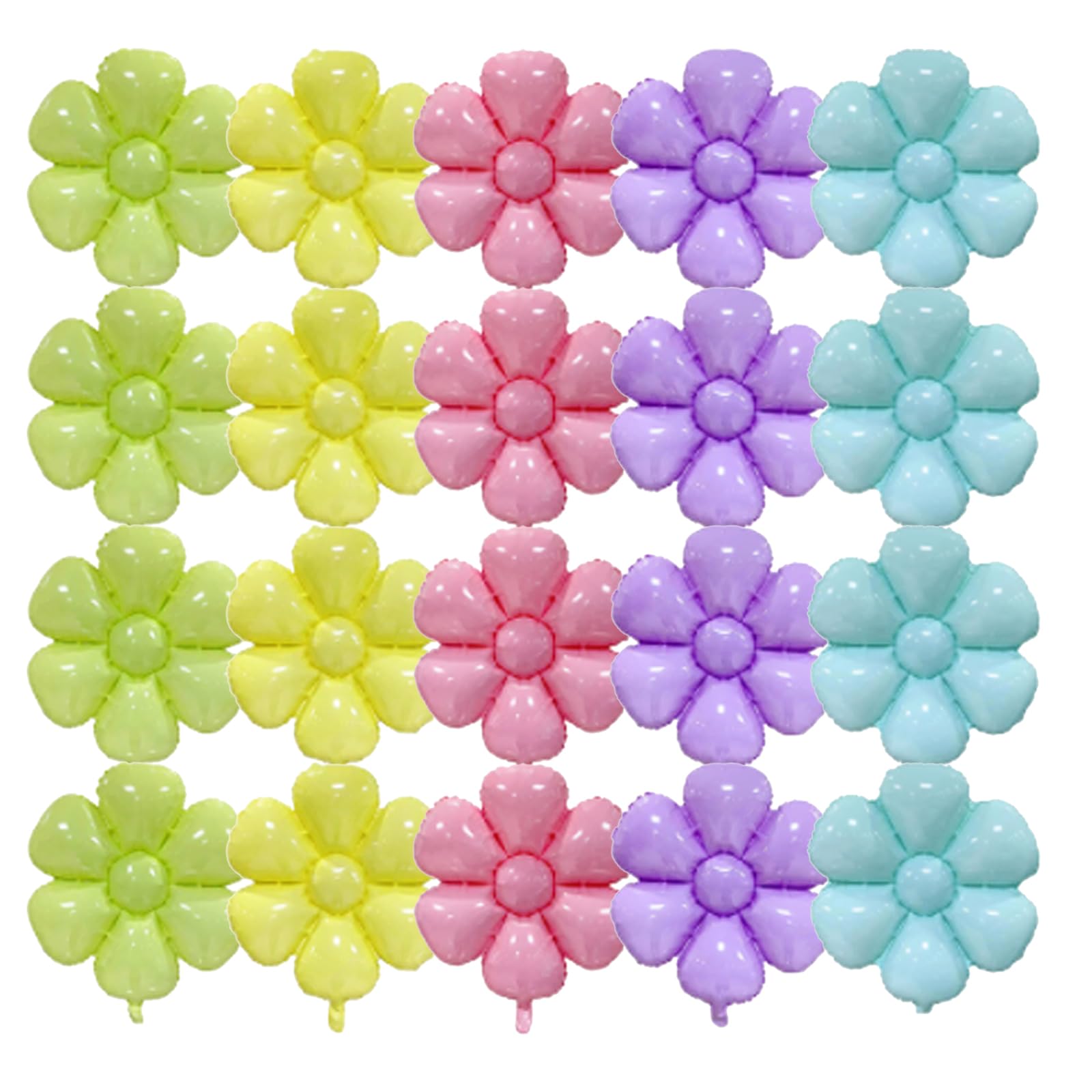ZHENGYE Daisy Balloons CORNET Flower Mylar Balloons Daisy Theme Party ...