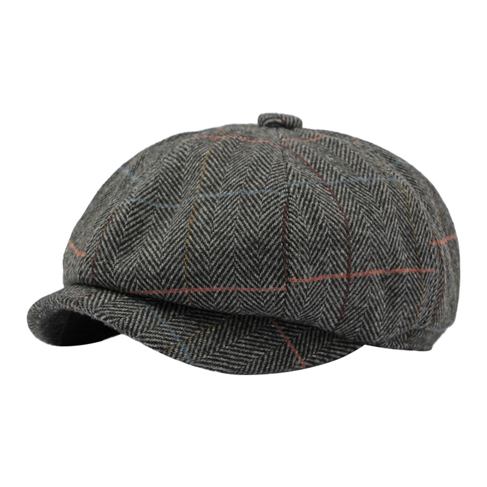 ZHENHONG Beret Hats for Boys Hat Men's English Vintage Newspaper Kids ...