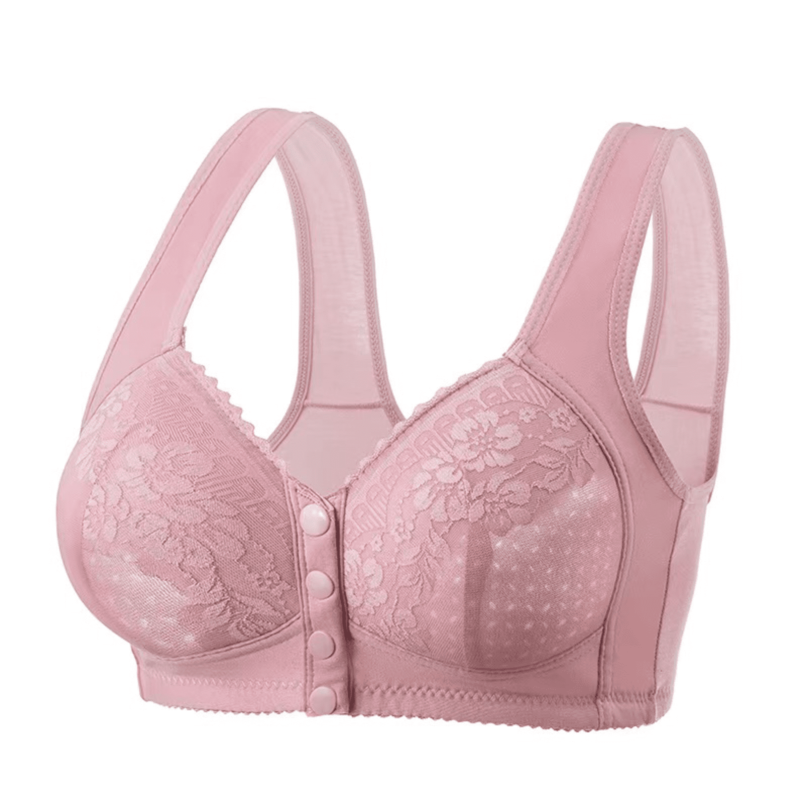 ZHENHONG Bras for Older Women Comfy Convenient Front Closure Bras No ...