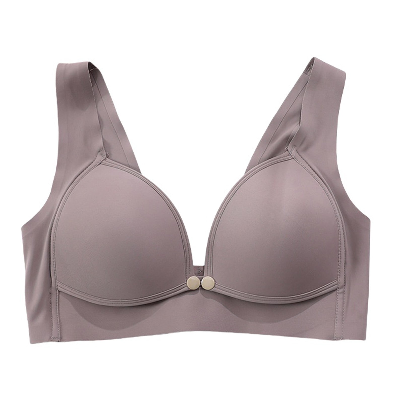 ZHENHONG Breastfeeding Bra Front Open Buckle Breastfeeding Non Marking Thin Cup Anti Sagging ...