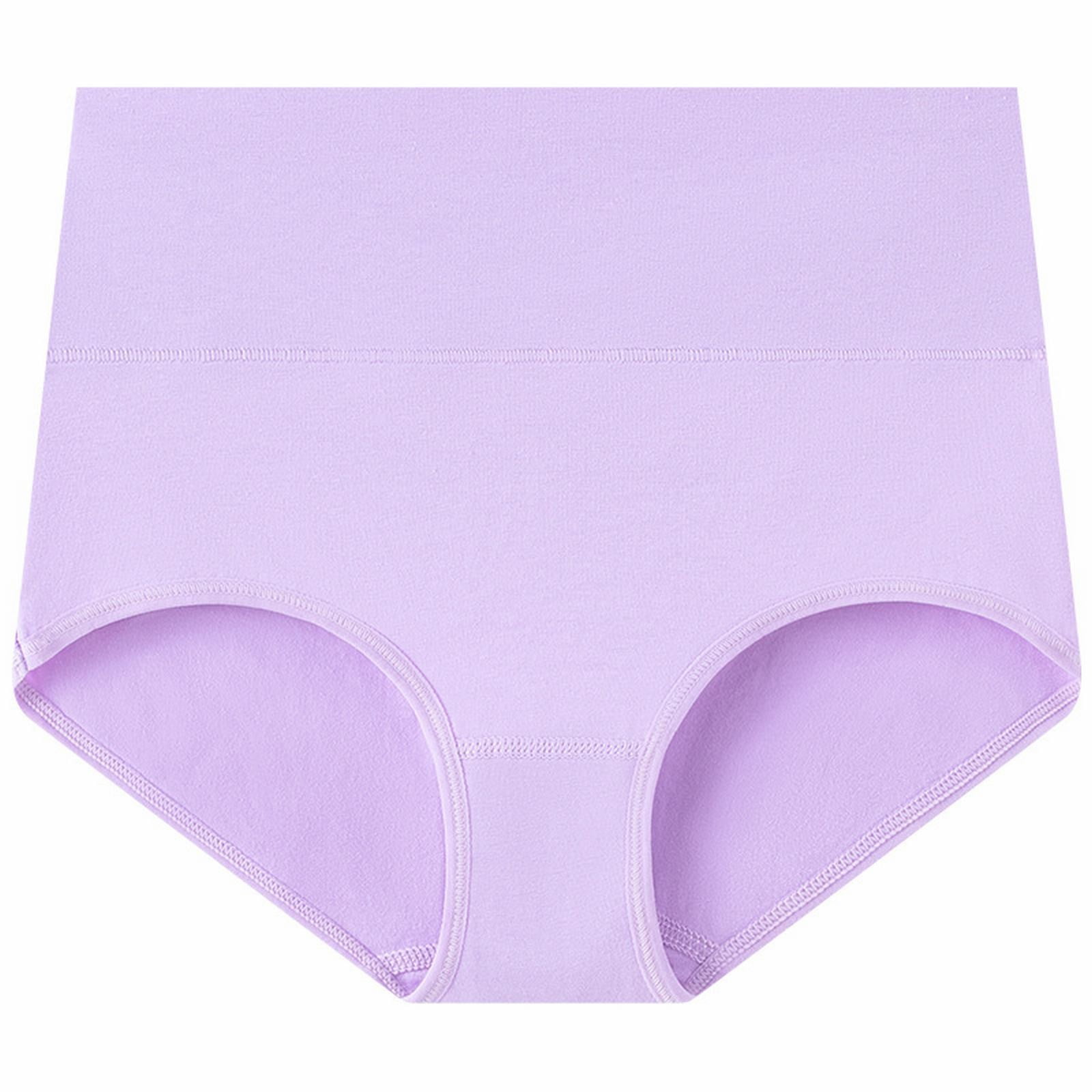 ZHENHONG Briefs for Women High Waist Cotton Underwear Soft Brief Regular and Plus Size， Cotton ...