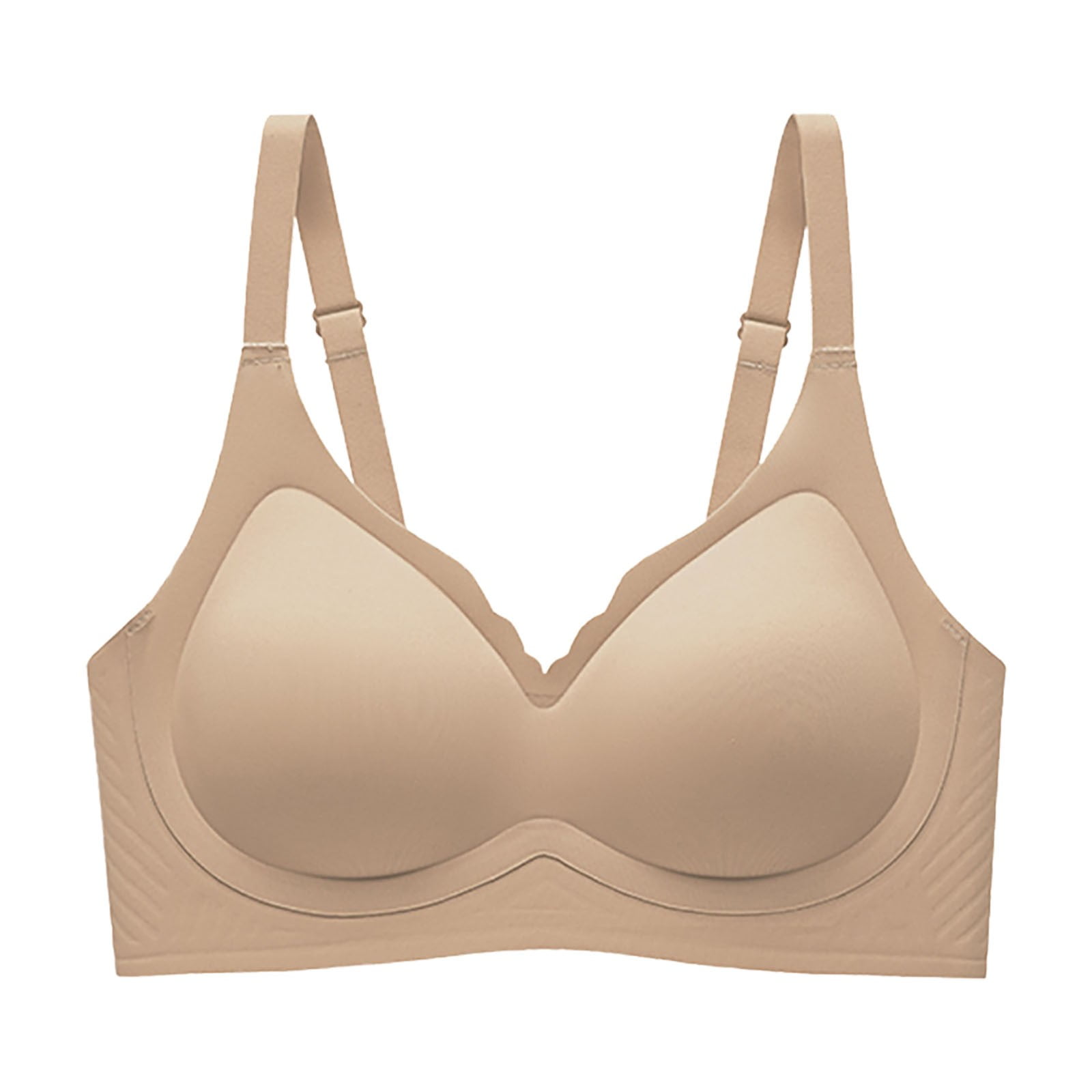 ZHENHONG Ladies Back Lace Underwear Lady Side Buckle without Gathered for The Movement Proof Bra ...