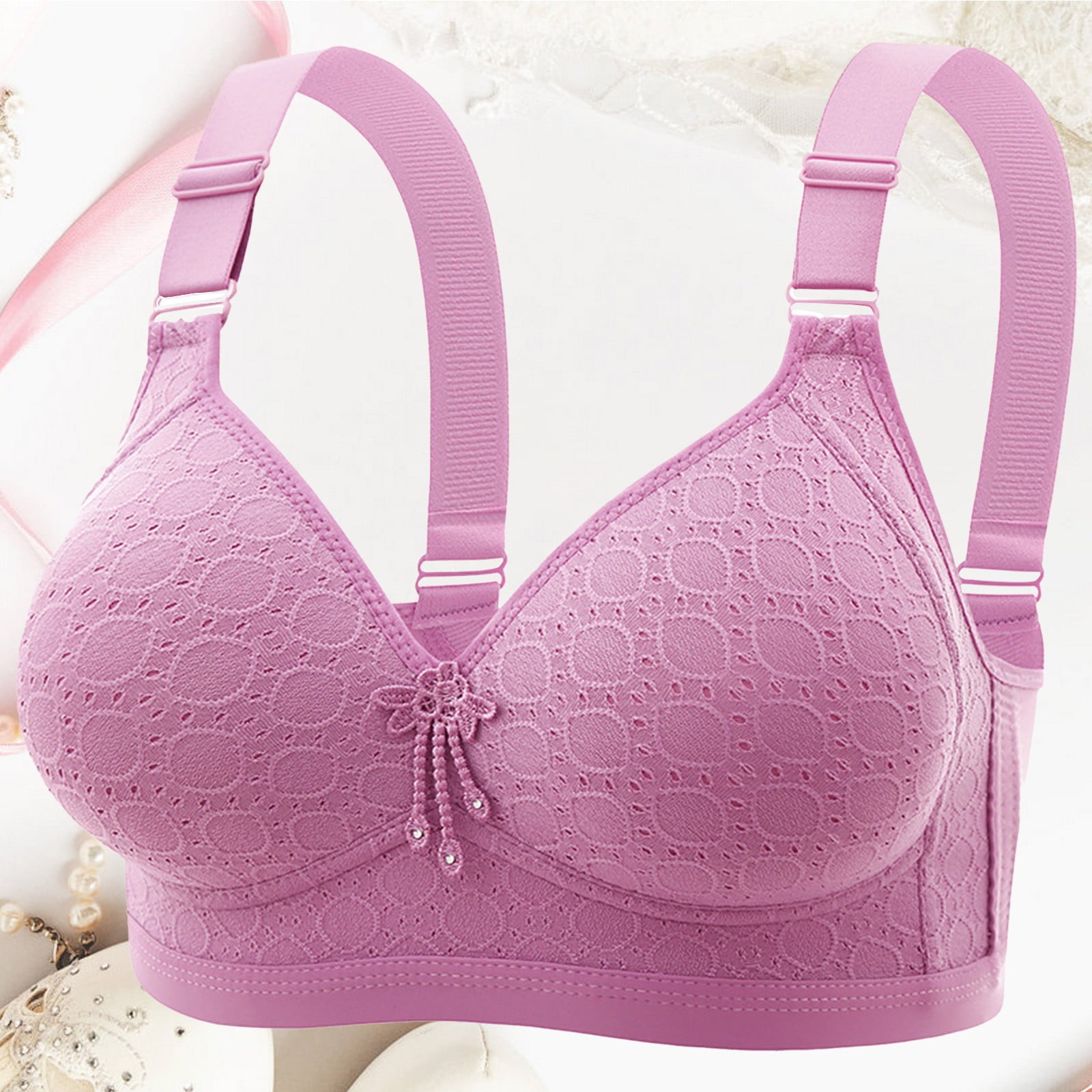 ZHENHONG Thin Breathable Underwear for Women with Small Chest and Flat ...