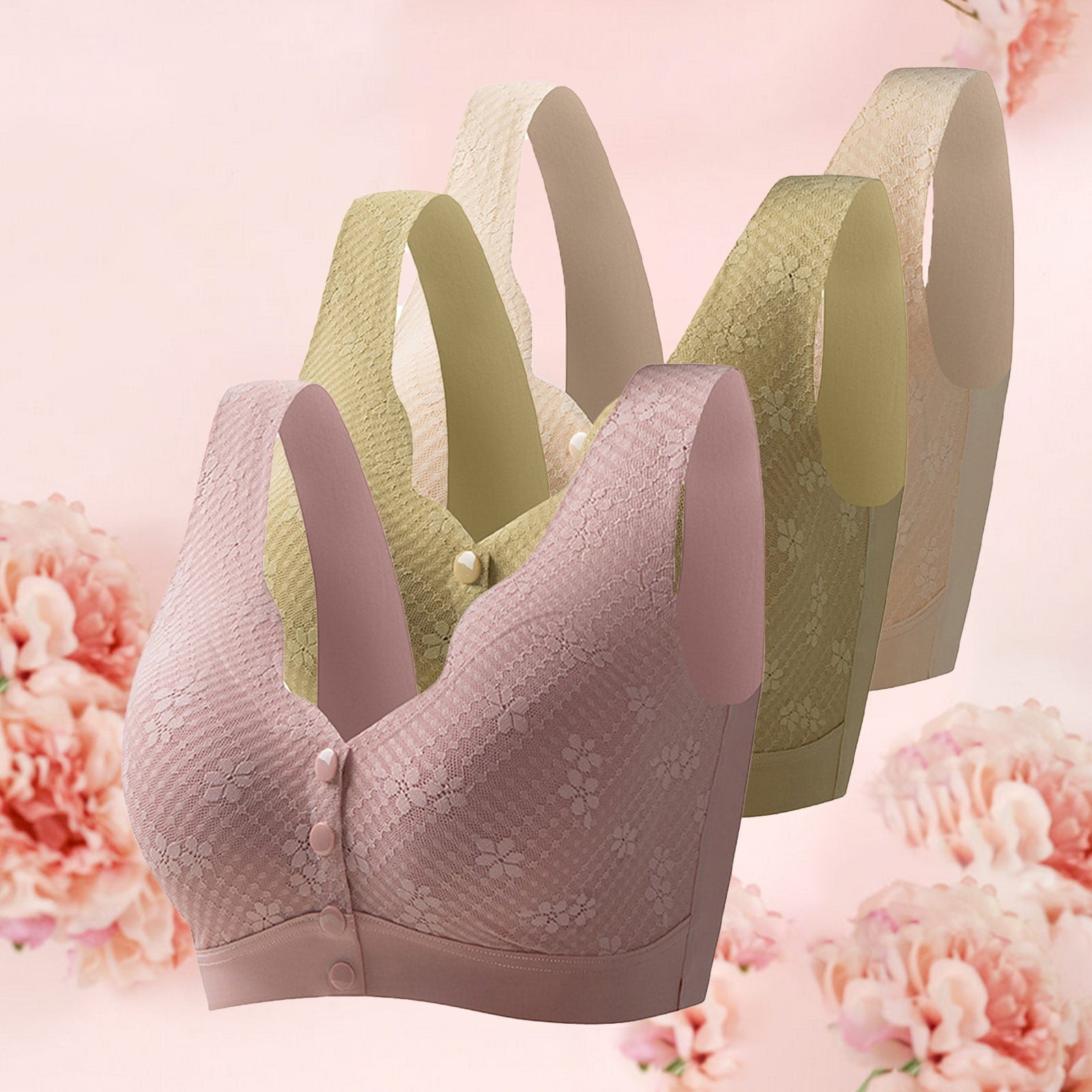 ZHENHONG Thin Breathable Underwear for Women with Small Chest and Flat ...